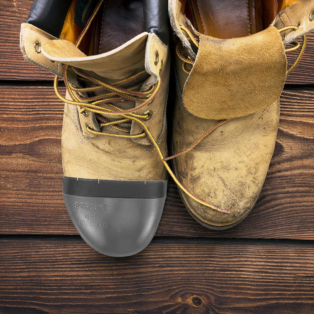 Hytrove 2 Pairs Metal Toe Caps Steel Shoe Toe Guard Prevent Smashing ...