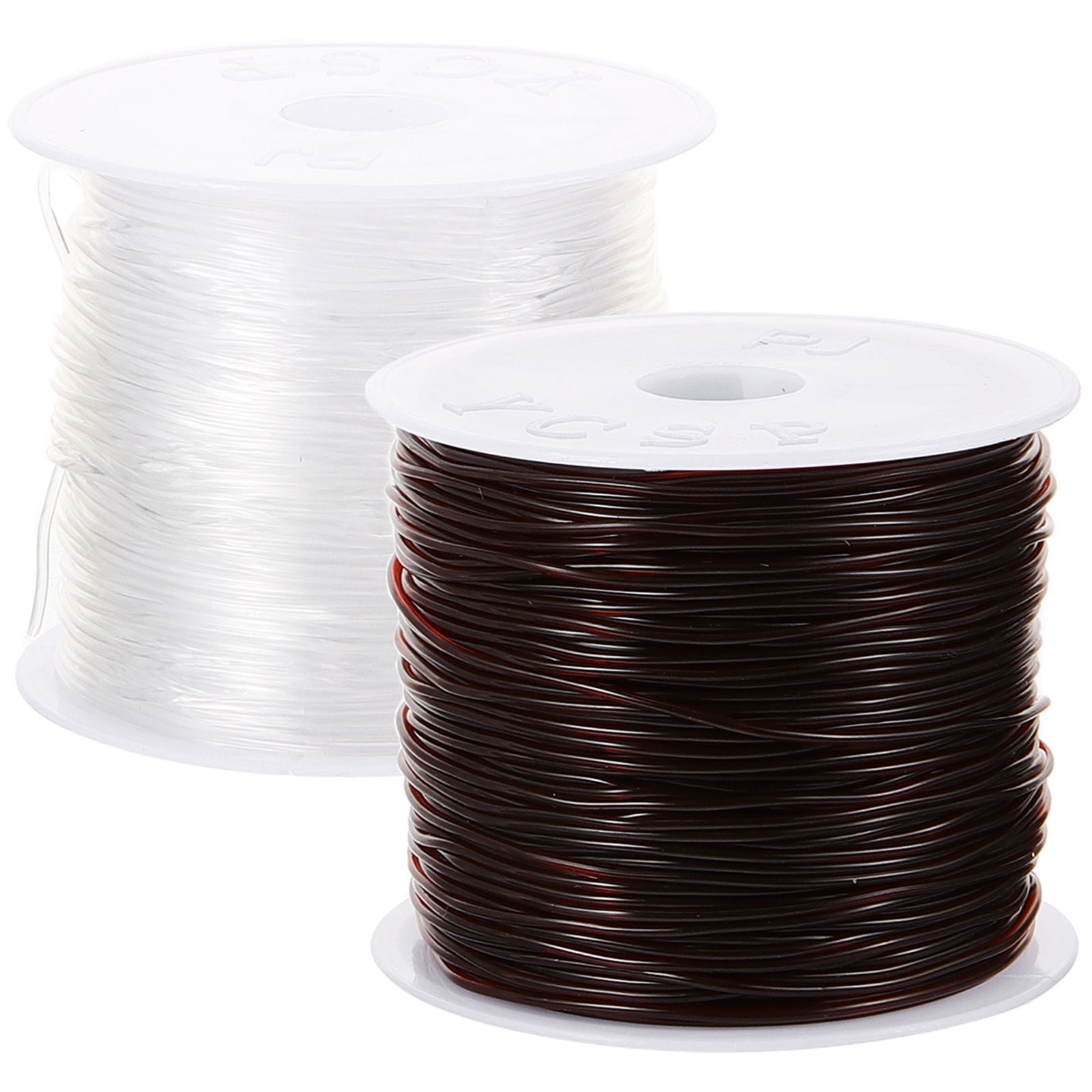 Hytrove 2 Rolls Elastic Thread for Stringing Beads Dark Brown Tpu ...