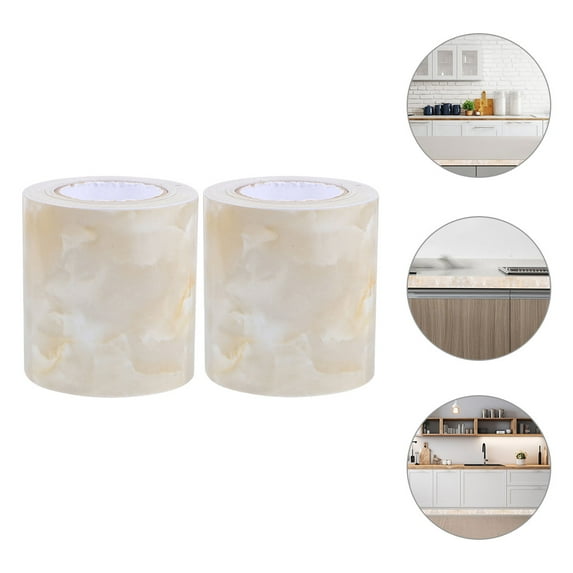 Hytrove 2 Rolls Pvc Skirting Board Covers For Bedroom Balcony Hallway ...