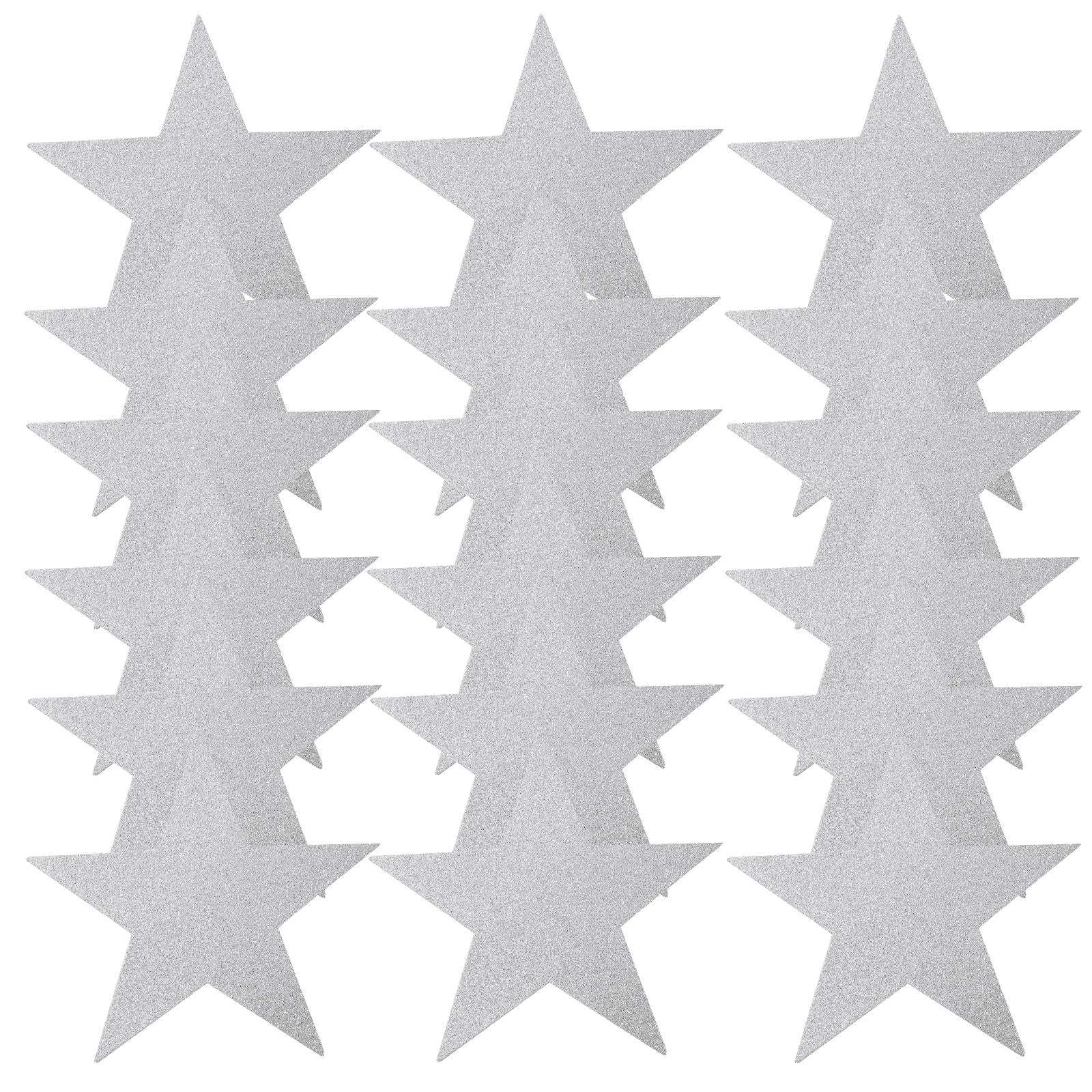 Hytrove 20Pack Paper Cutouts for Kids Classroom Decoration Silver ...