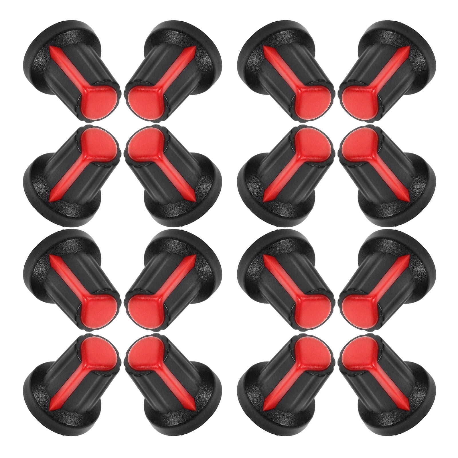 Hytrove Plastic Control Knobs Red 20pcs Volume Control - Walmart.com