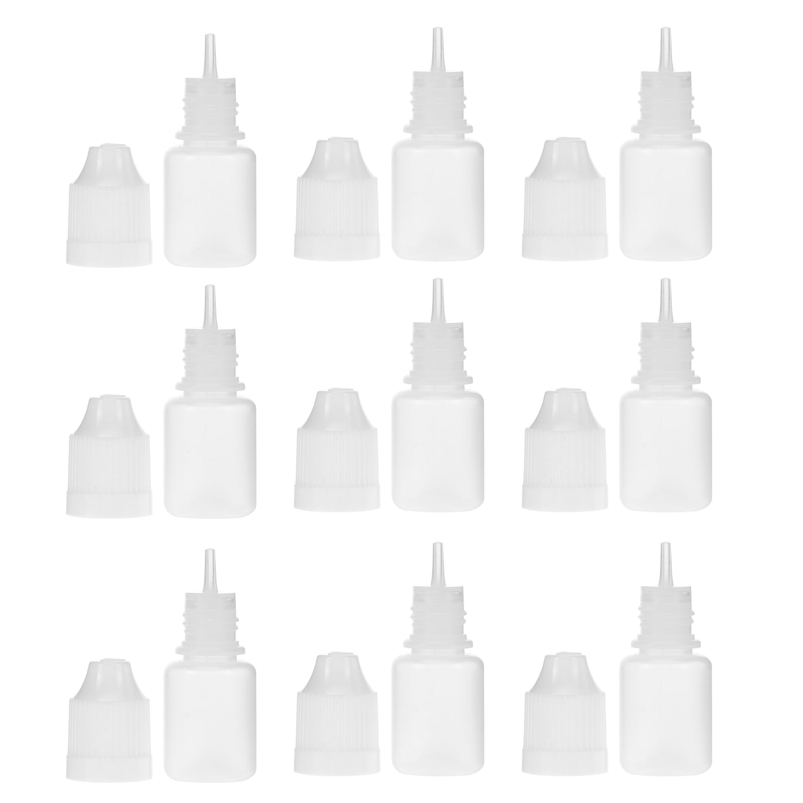 Hytrove 20Pcs Small Plastic Dropper Bottles Ldpe Assorted Color Liquid ...