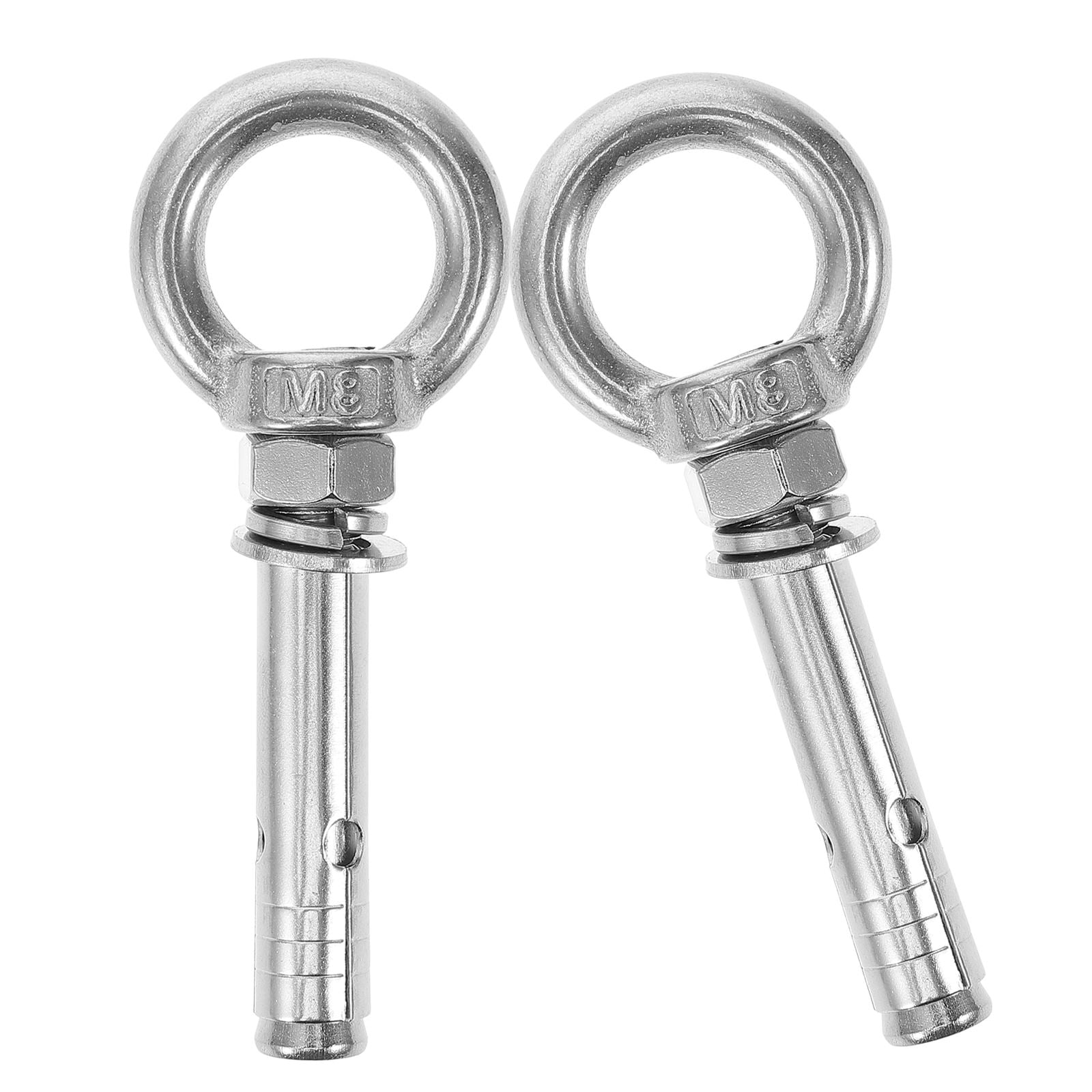 Hytrove Expansion Eye Bolt Heavy Duty Fixing Stainless Steel 2Pcs Eye ...