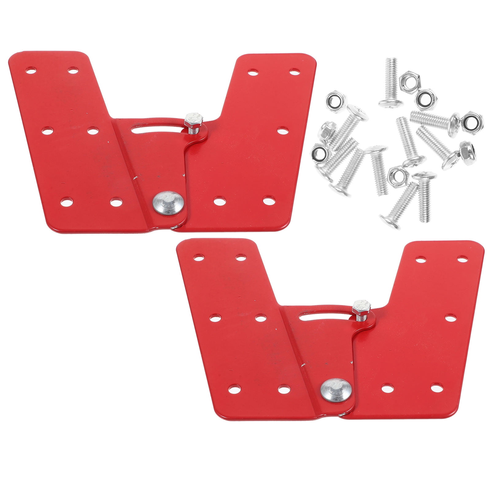 Hytrove 2Set Attic Ladder Hinge Iron Red Folding Step Ladder Attachment ...