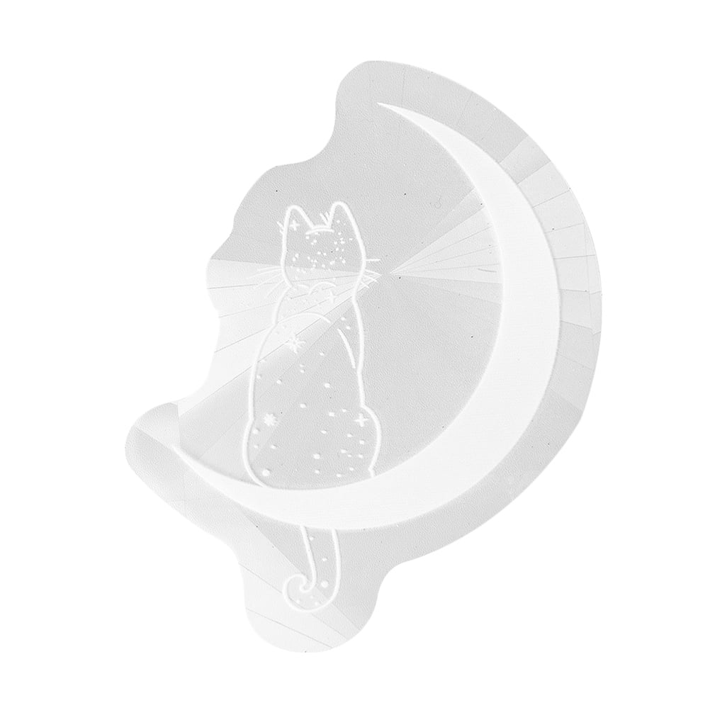 Hytrove 2Set Moon Shape Cat Shape Anti-Collision Window Decals for ...