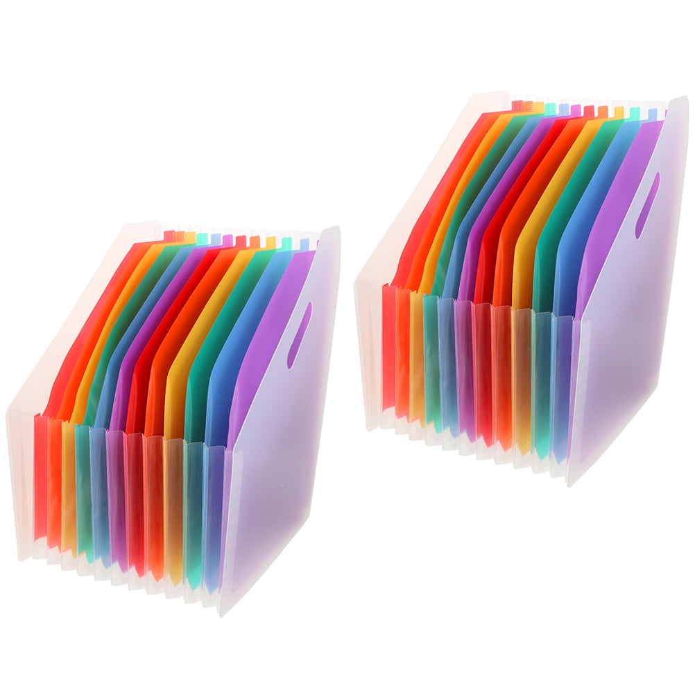 Hytrove 2Set Plastic File Folder for Document Organizer 12.7X9.9in ...