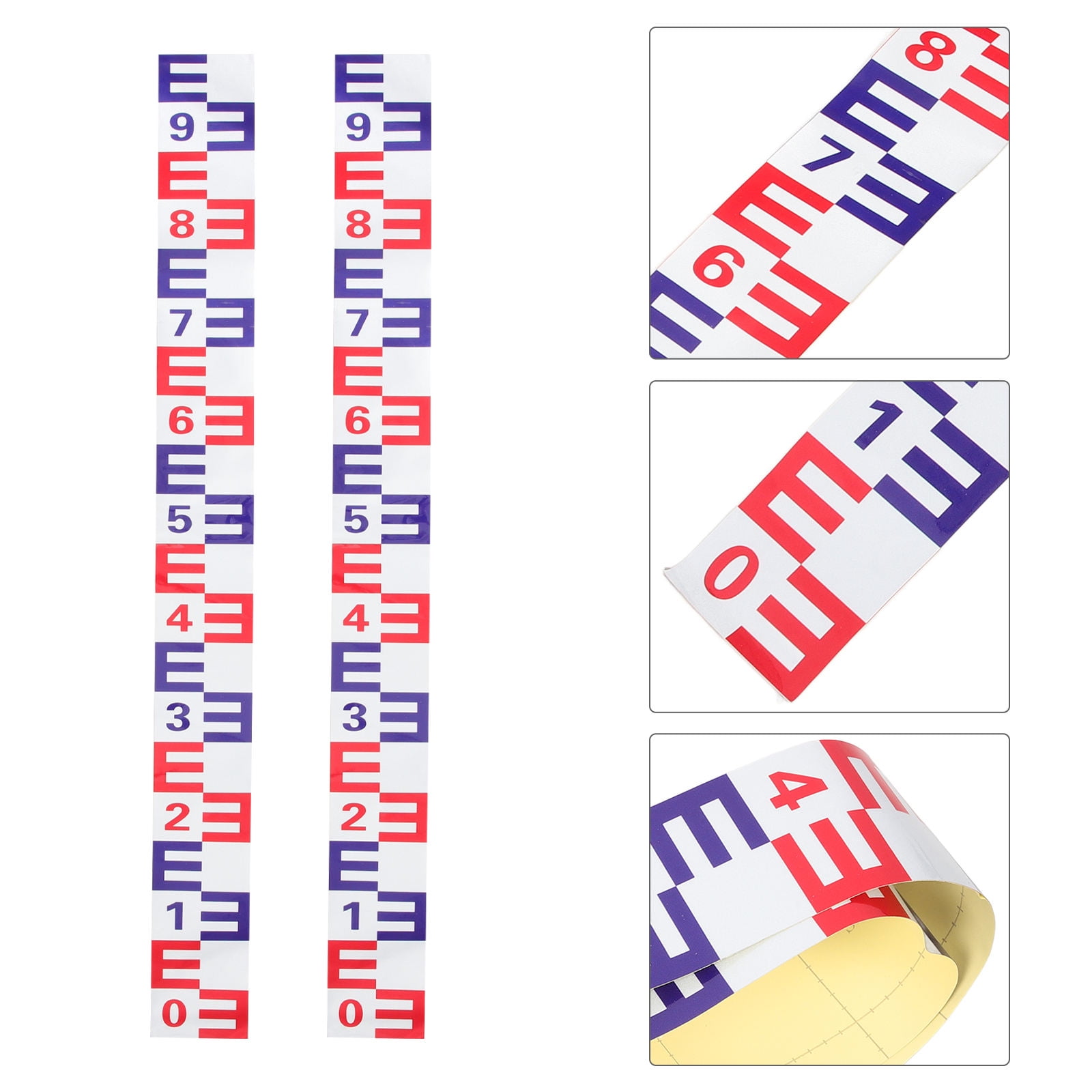 Hytrove Water Level Indicator for Pool Sticker Aluminum Film 2Pcs ...