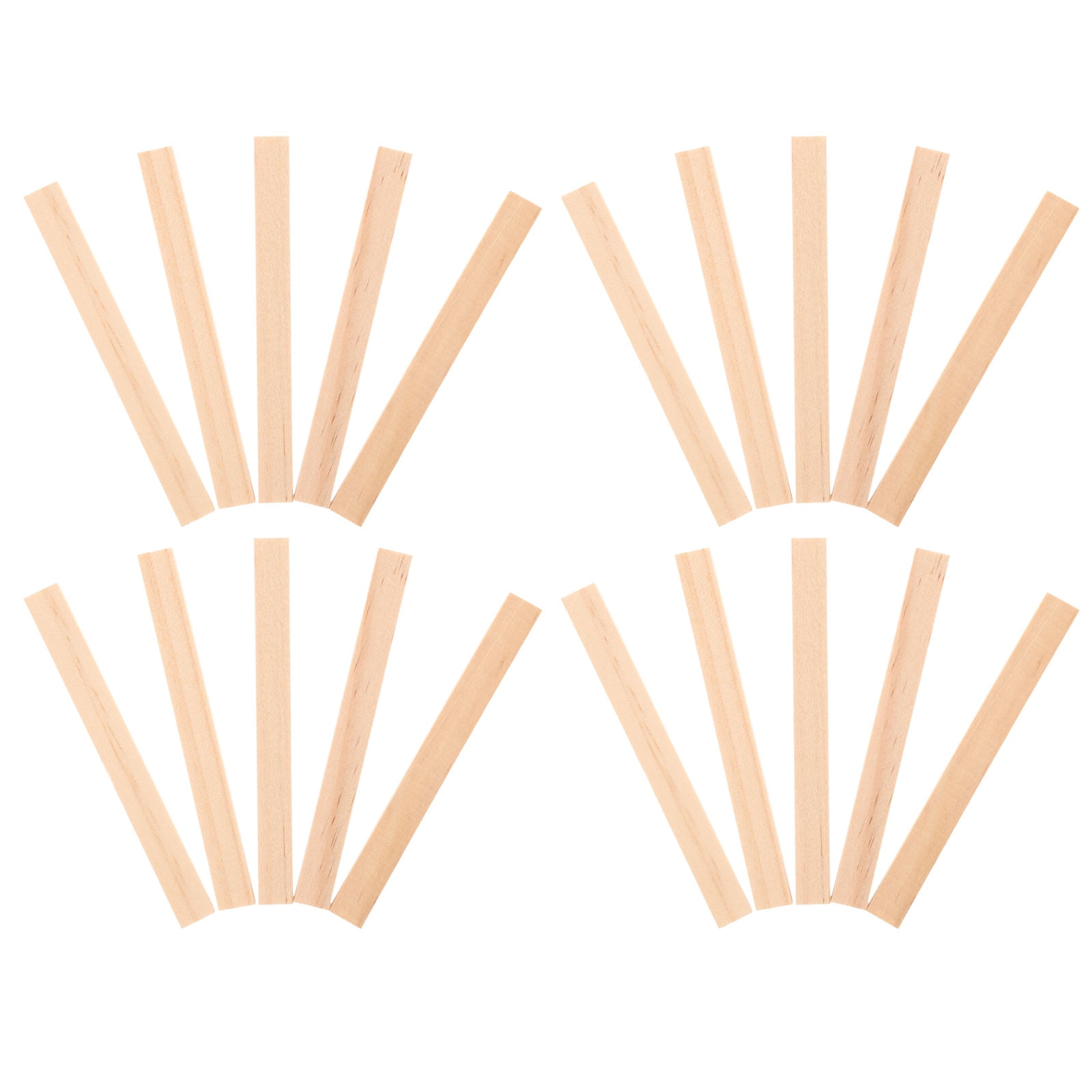 Hytrove 30Pcs Wood Dowel Rods for Crafting Unfinished Beige Small Wood ...