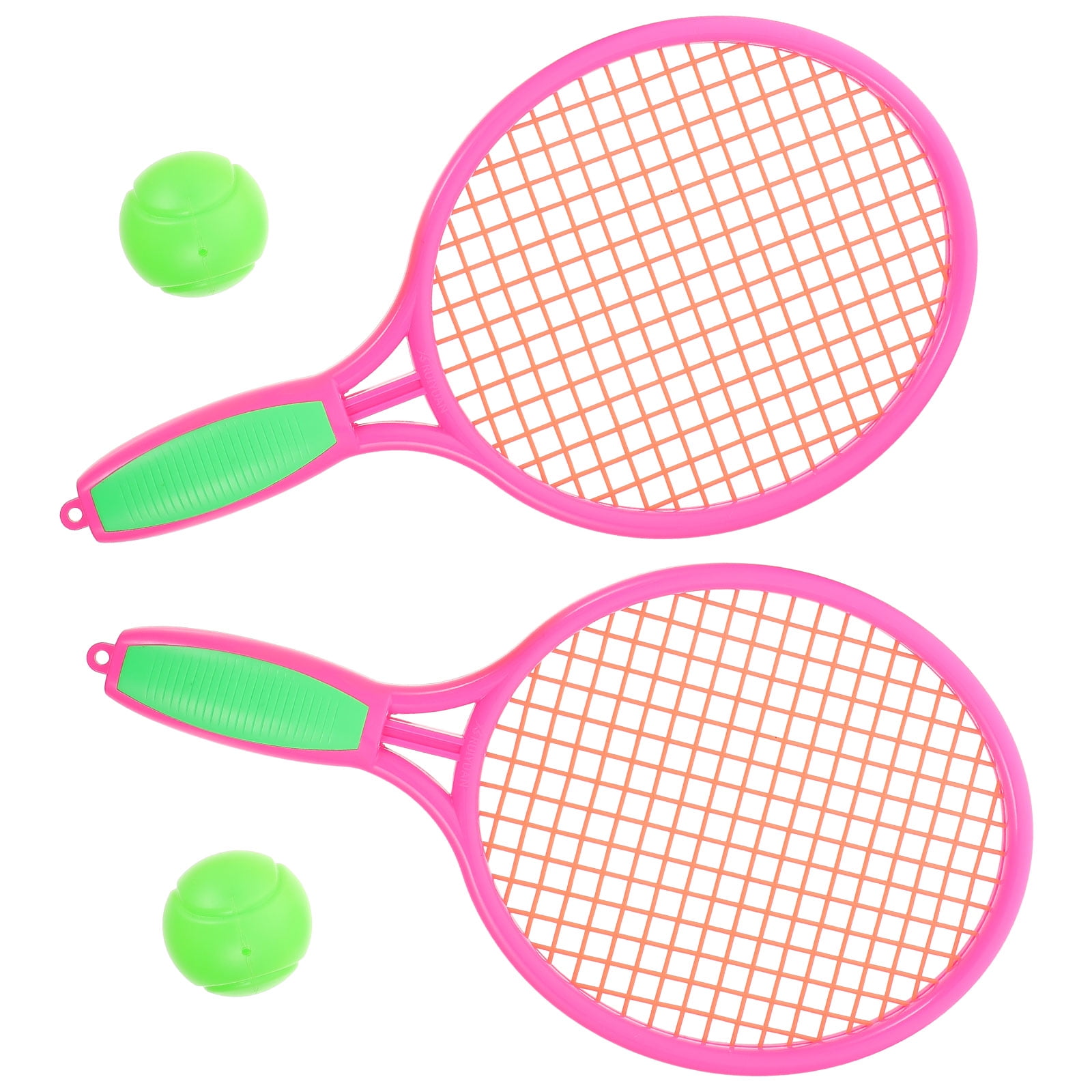 Hytrove 3Pack Kids Badminton Rackets Plastic Racket Shape for Beginners ...