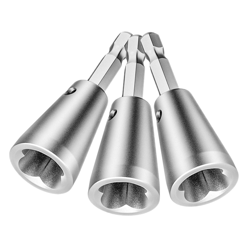 Hytrove 3Pcs Automatic Wire Connector Twisting Tool Silver for Drilling ...