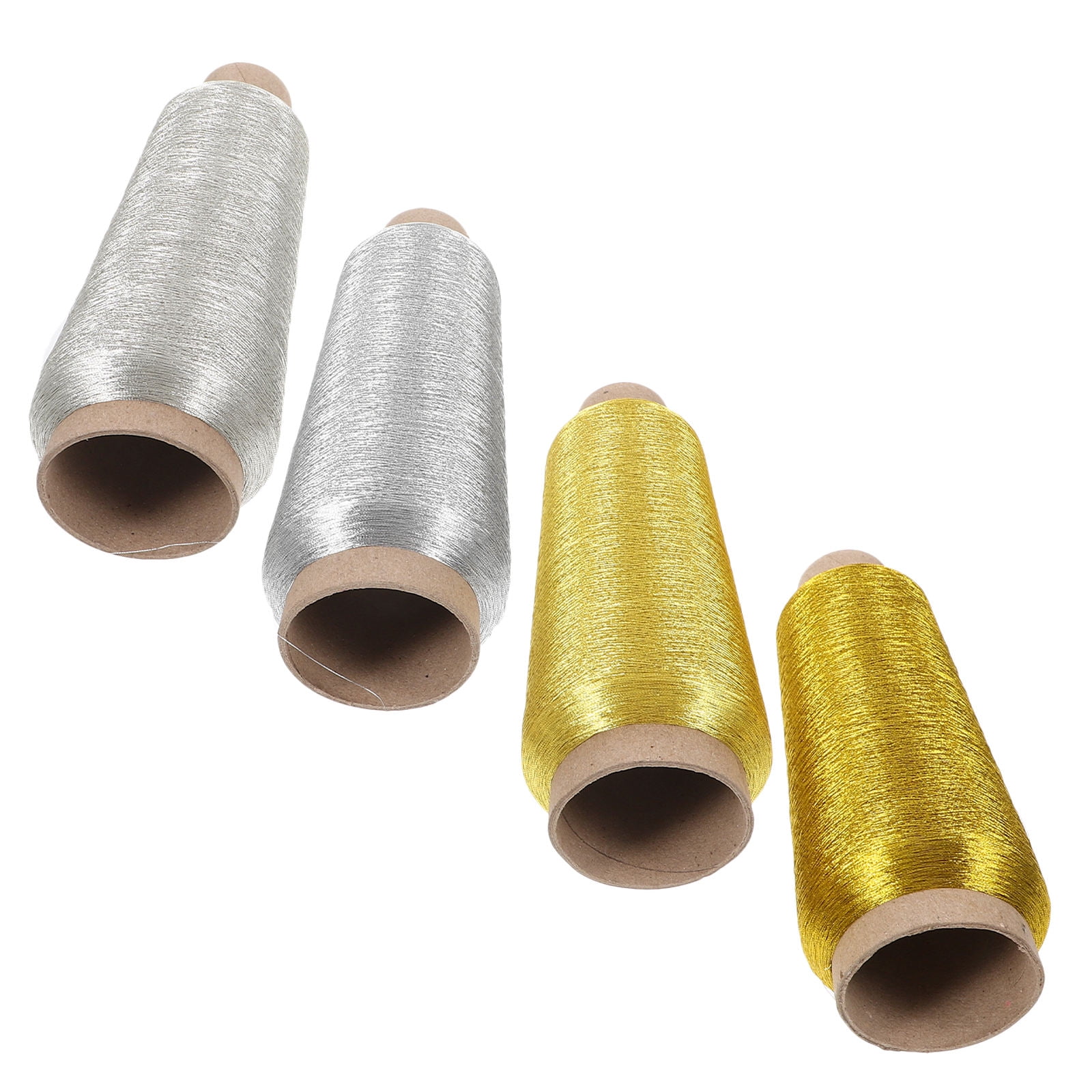 Hytrove 4 Rolls Diy Embroidery Thread Kit Practical Sewing Threads ...