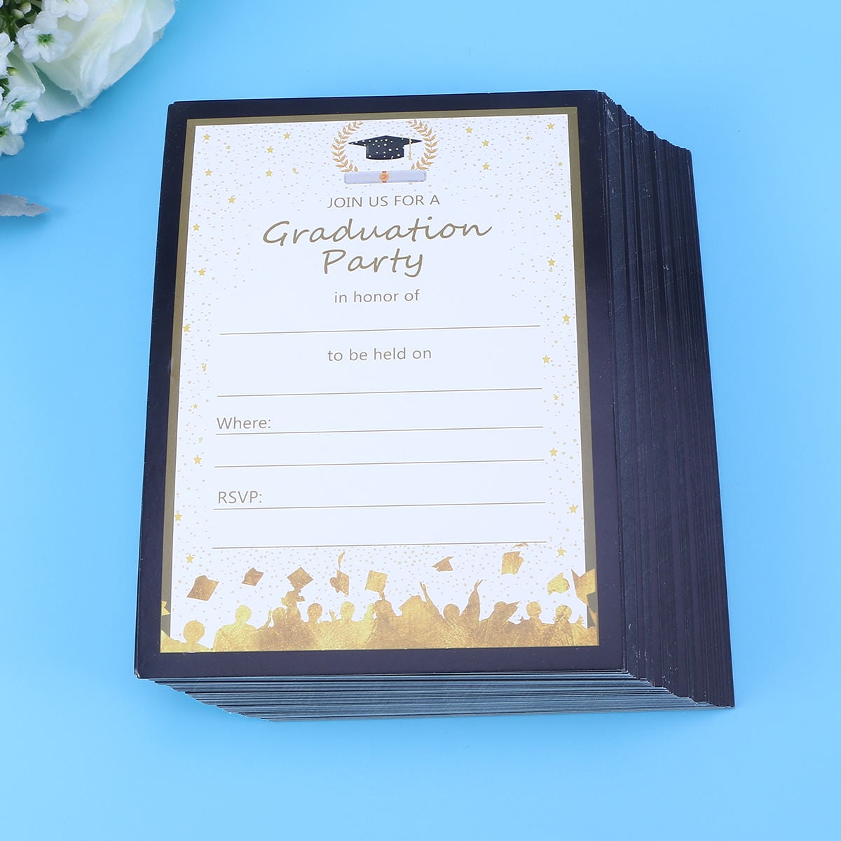 Hytrove 48 Pcs Bulk Celebration Invitation Card Graduation Party ...