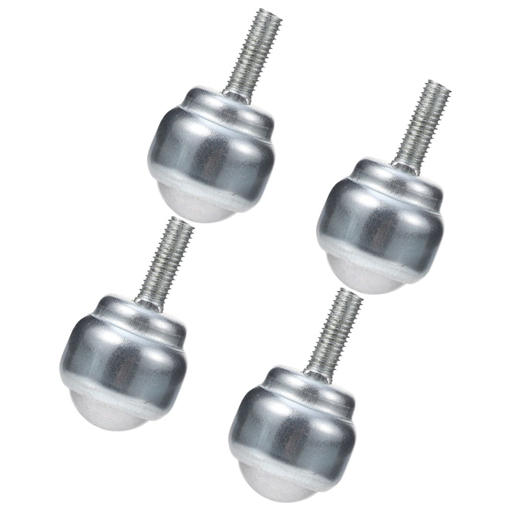 Hytrove 4Pcs Carbon Steel Roller Balls Wheels for Workbench Small ...