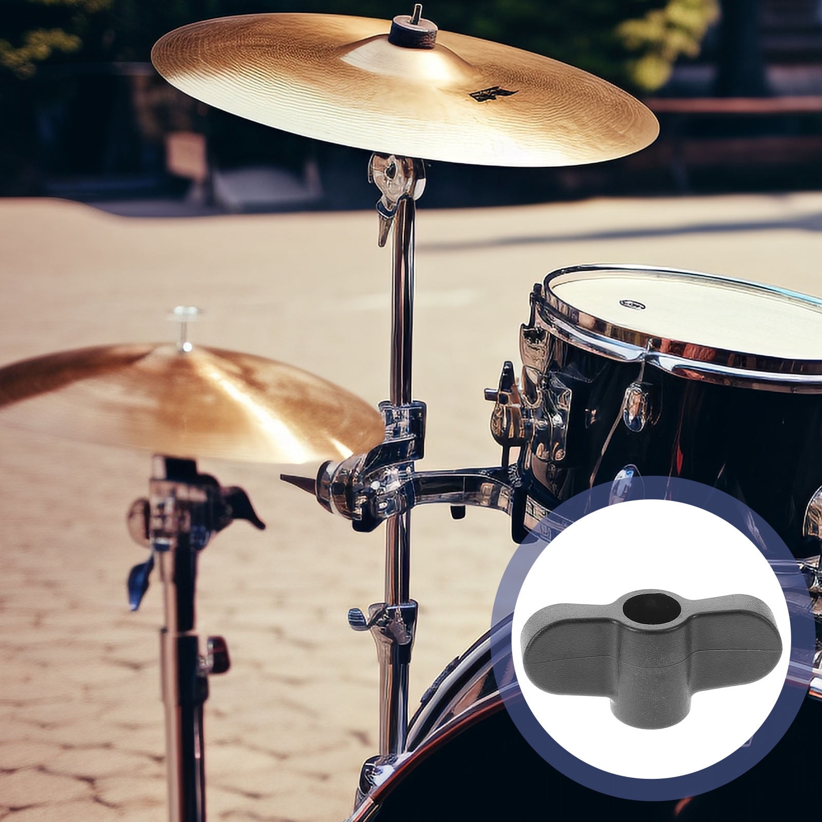 Hytrove 4Pcs Thumb Screws Handle and Screw Bolt Kit for Drum Cymbal ...