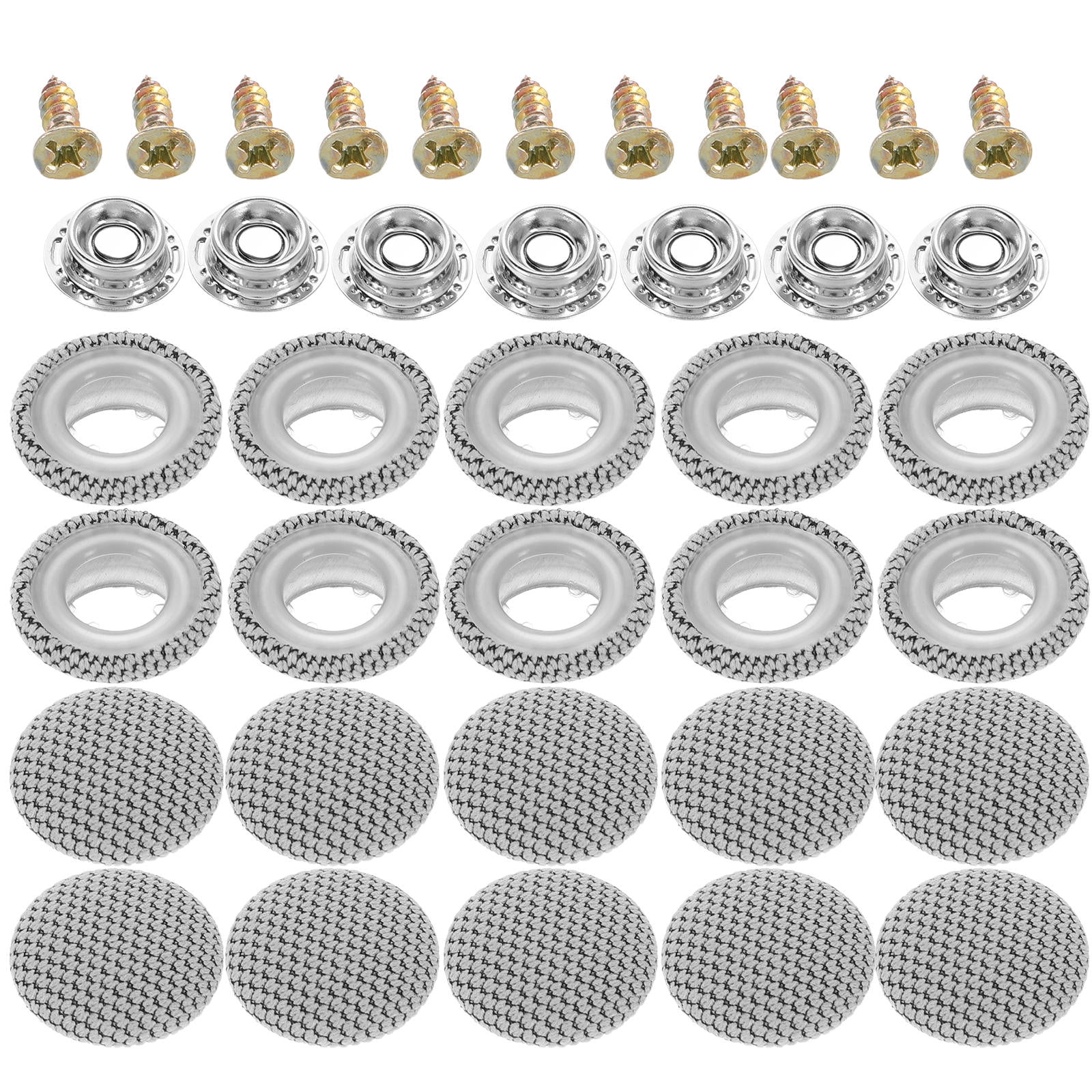 Hytrove 50Pcs Car Seat Repair Kit Headliner Tacks Grey Cloth for ...