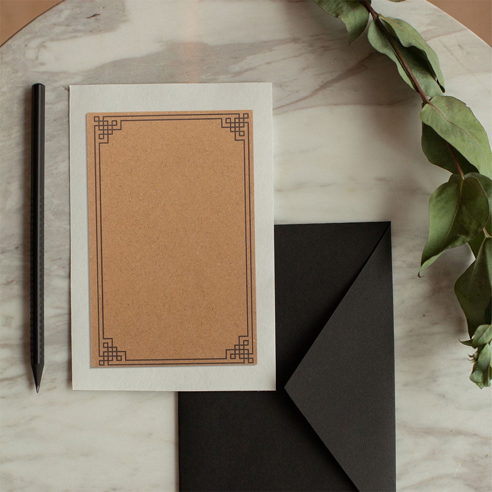 Hytrove 50pcs Brown Paper Envelopes Budgeting Envelopes For Small Items ...