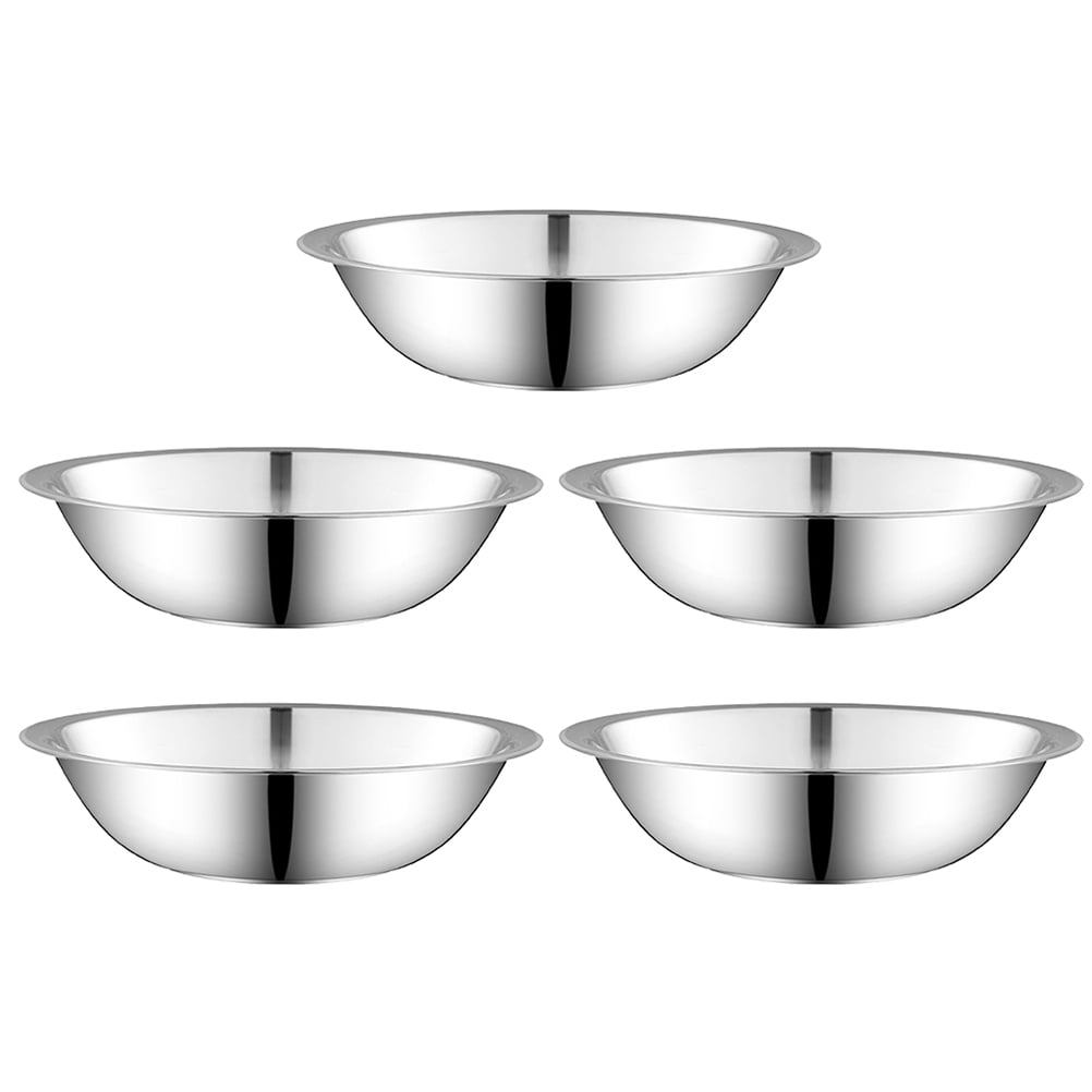 Hytrove 5Pcs Stainless Steel Storage Basin For Holding Soups And Salads ...