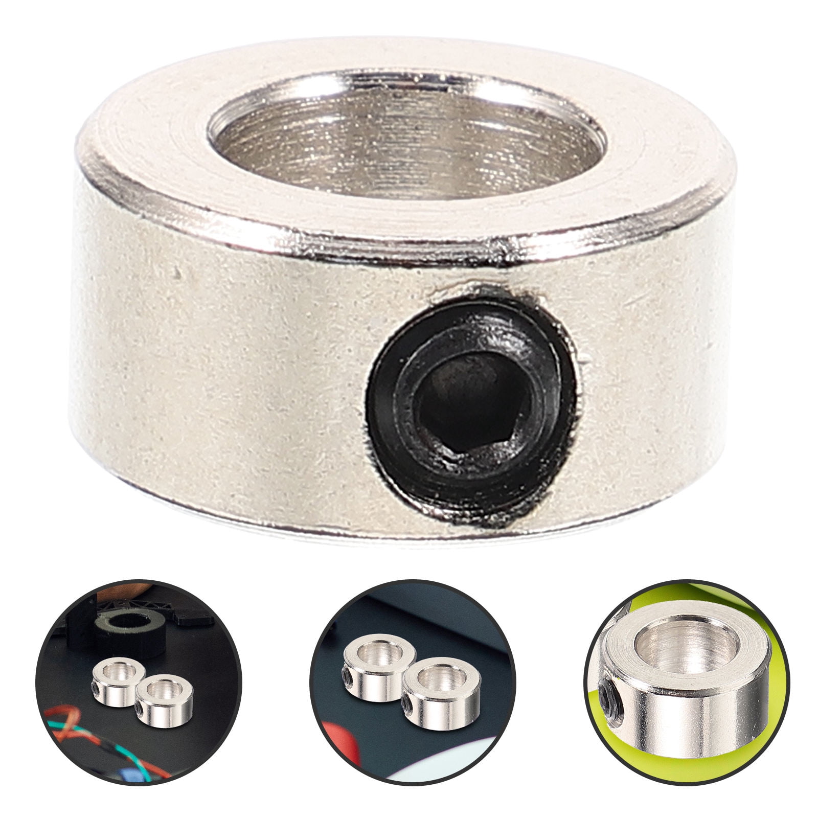 Hytrove 5Pcs Steel Locking Collar Clamp for Linear Rail 1X1X0.5cm ...
