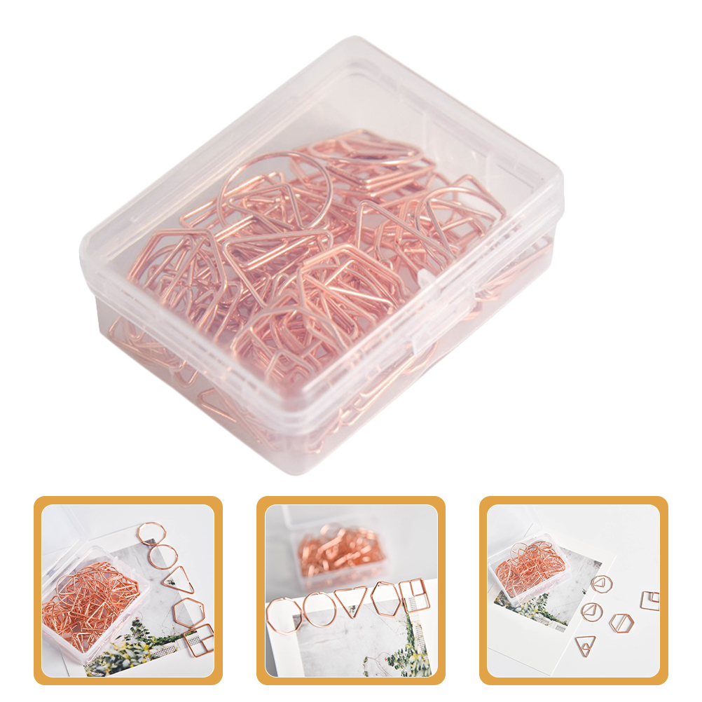 Hytrove 60Pcs Decorative Design Iron Paper Clips for Home Use and ...
