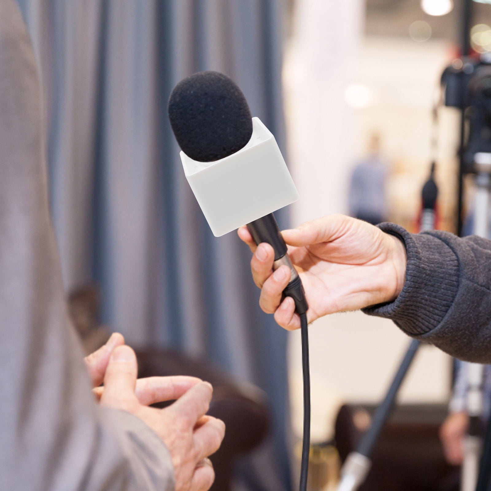 Hytrove 6Pcs Microphone Protector Box with Sleek Design for TV Station ...