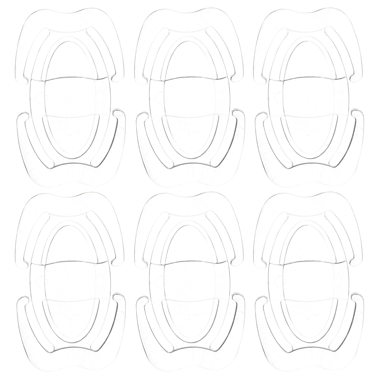 Hytrove Straps Clips Bra Straps Back Clips Simple Structure 6Pcs 1.9X1 ...