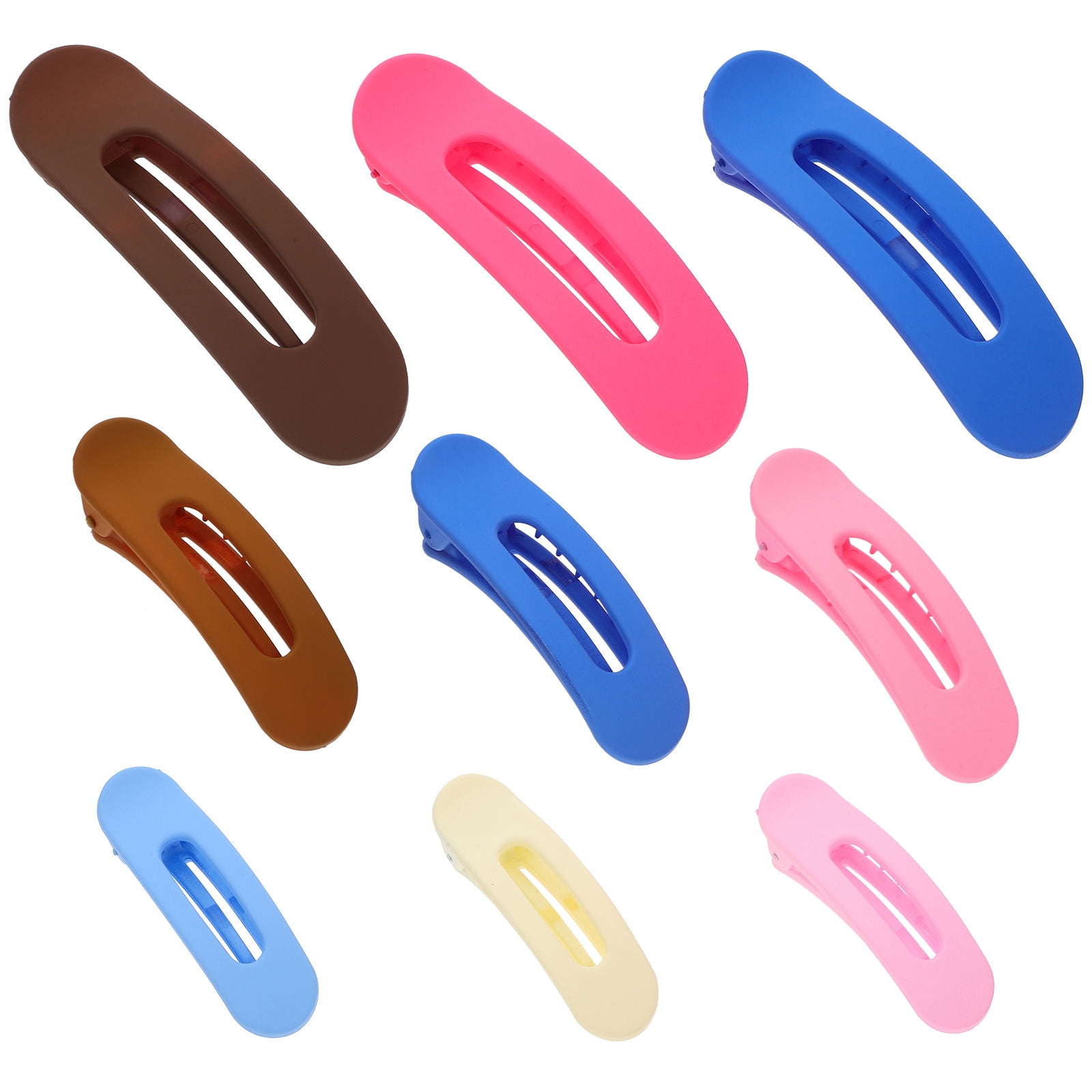 Hytrove 9Pcs Flat Hair Clips for Women Practical and Versatile Styling ...
