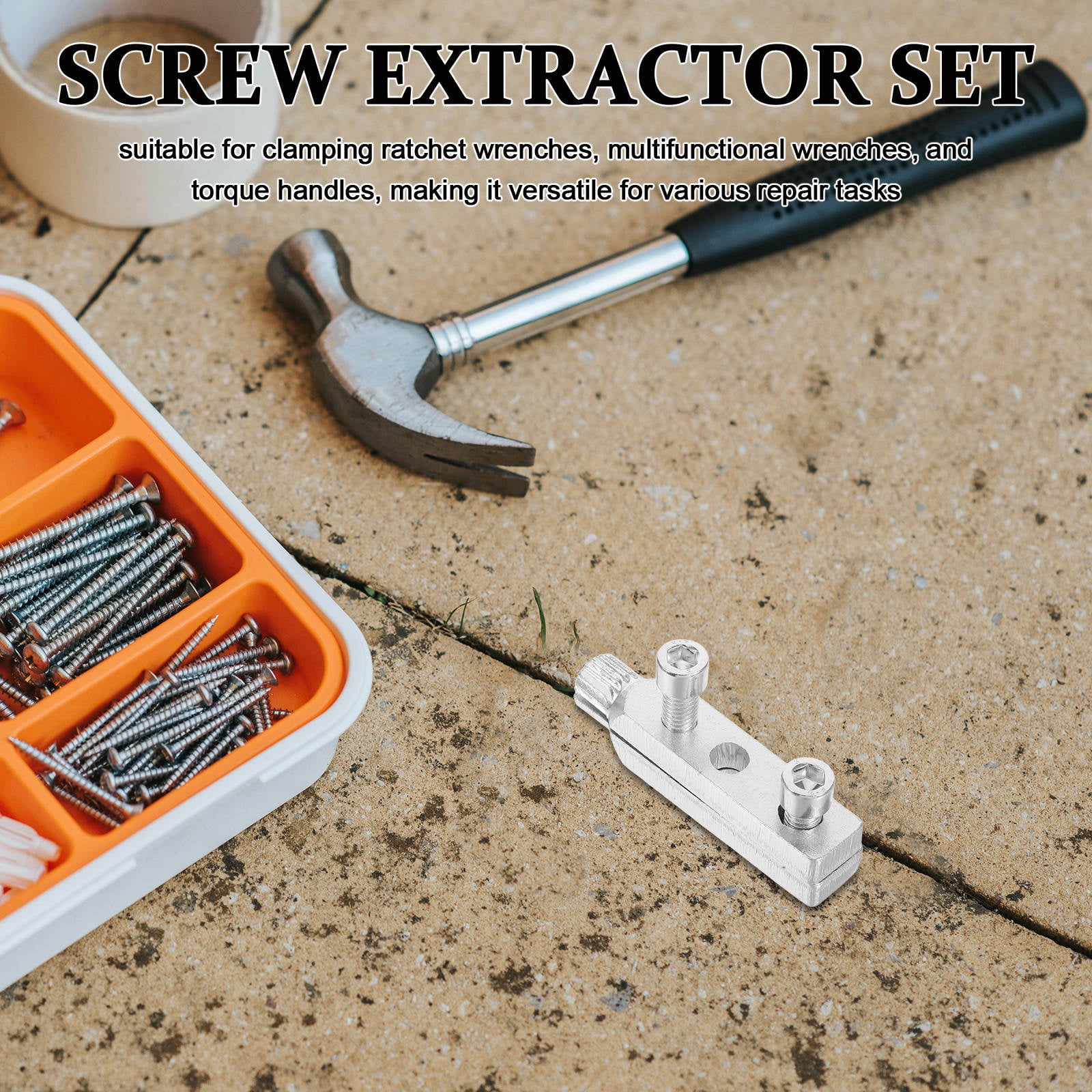 Hytrove Broken Head Screw Extractor Set 7.40X1.60X1.30Cm Faucet Angle ...