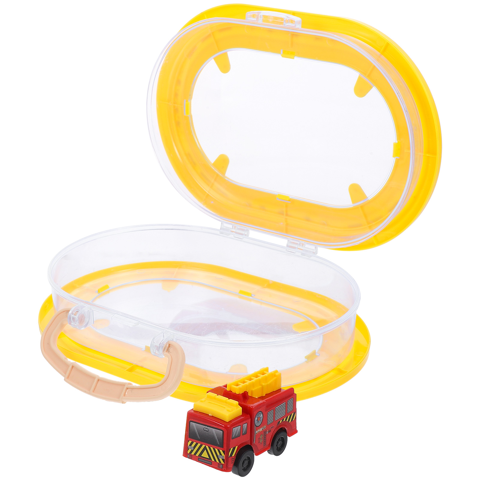 Hytrove Car Toy Organizer Plastic with Winding Mechanism for Indoor ...