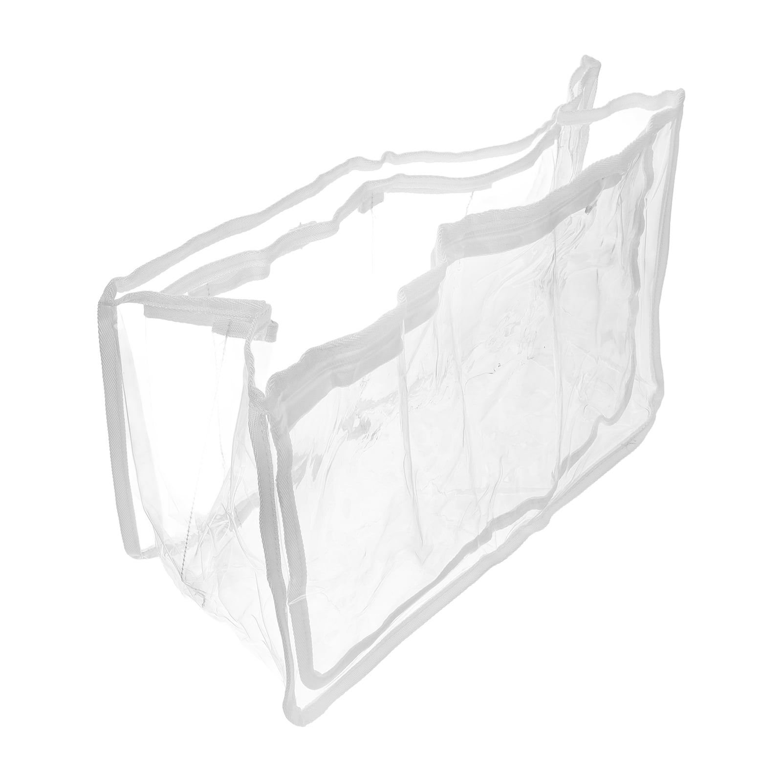 Hytrove Clear Beach Bag 1Pack White PVC 22.4x14.2x10.6in For Drainage ...