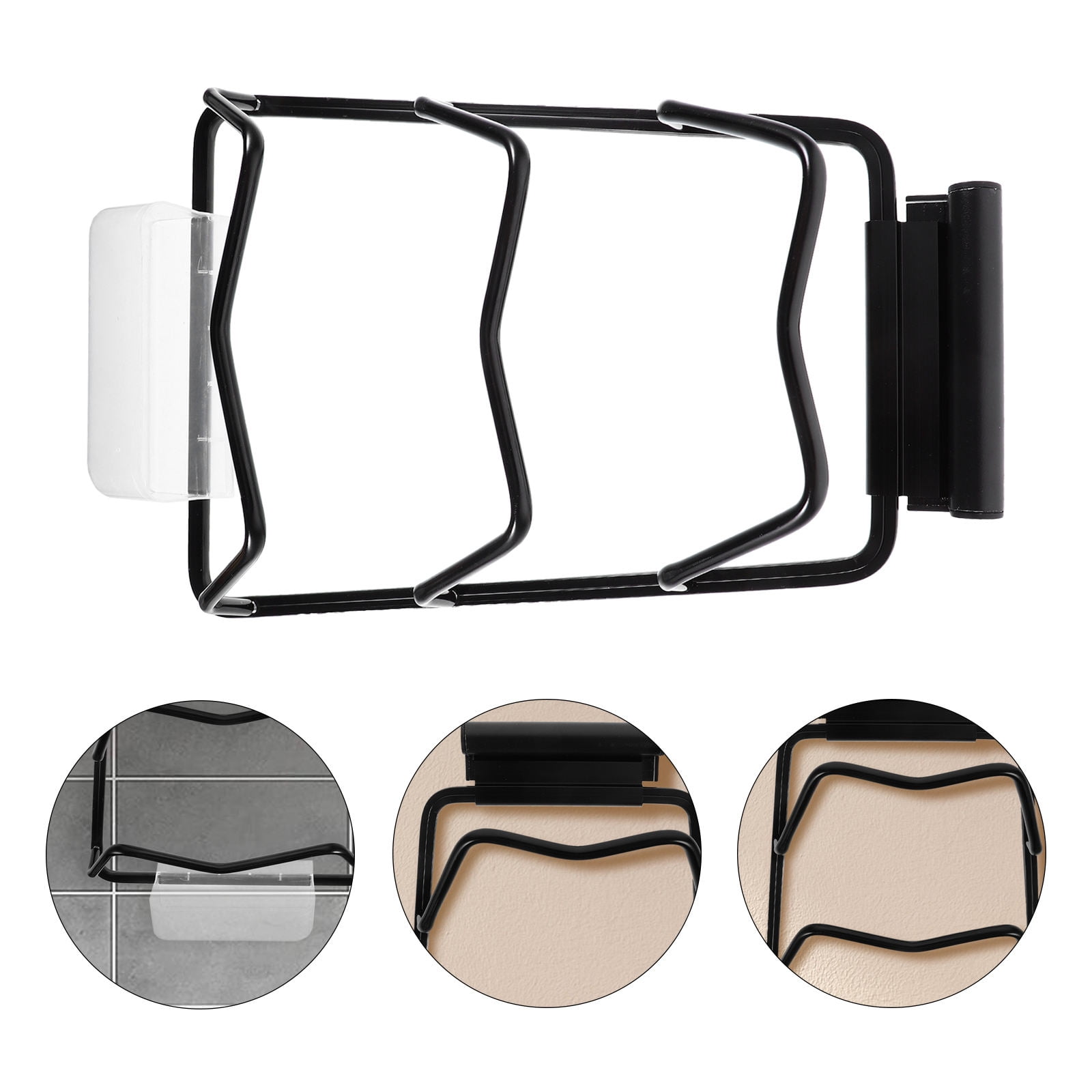 Hytrove Delicate Pot Lid Rack Metal Holds Water Collection Tray 1Set ...