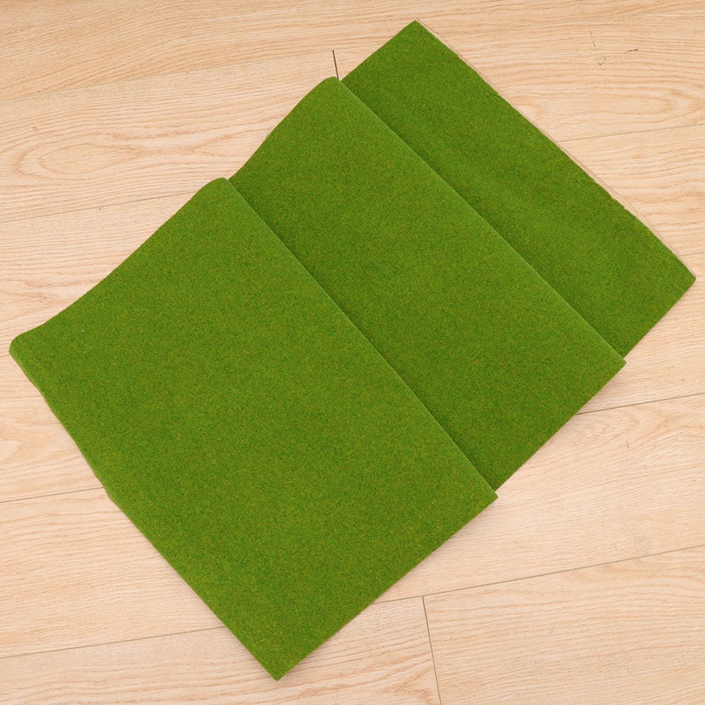 Hytrove Diy Flocking Lawn Turf Paper 2Set Mini-Landscape For Living ...