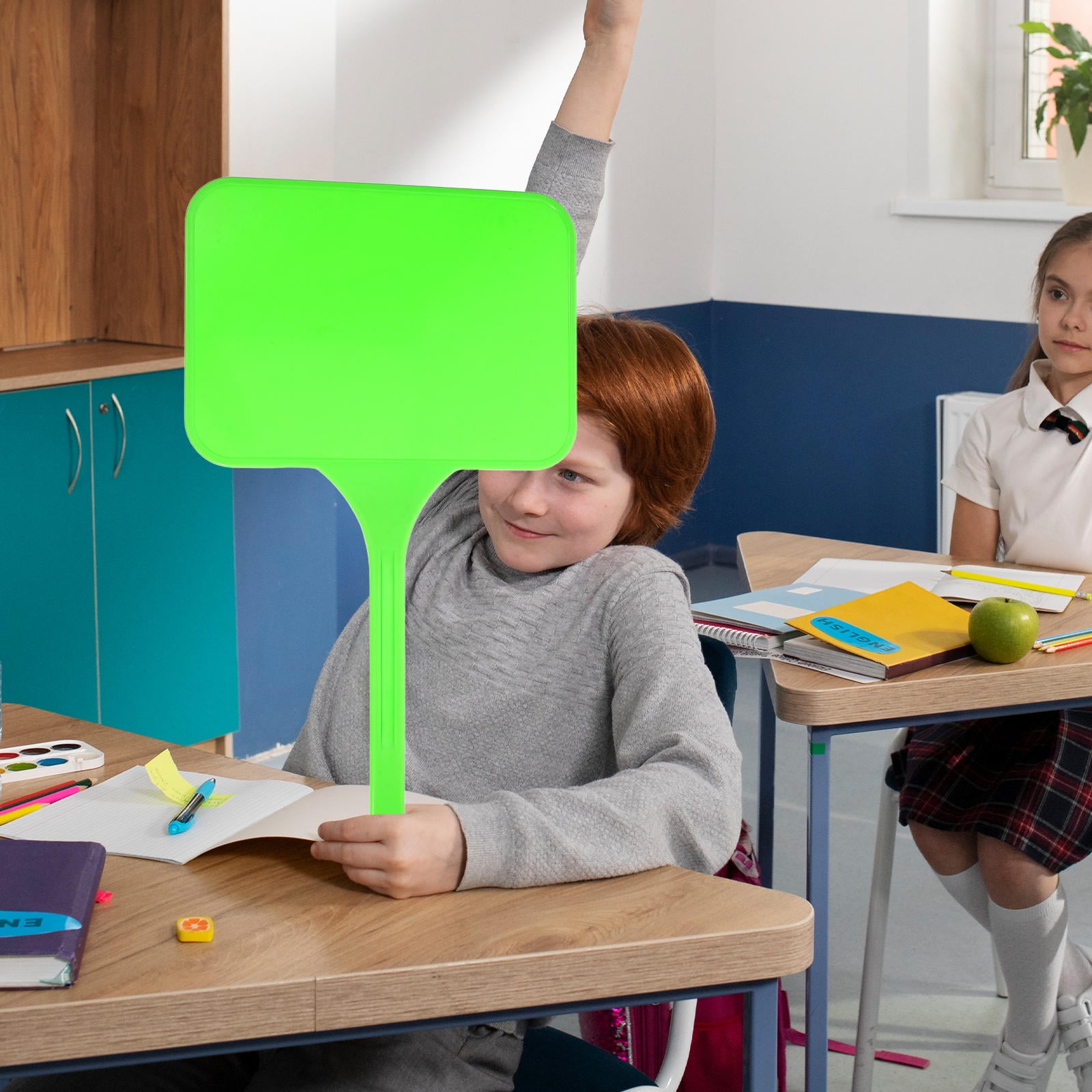 Hytrove Handheld Stop Sign 1Pcs In Light Green Color Perfect For Games ...