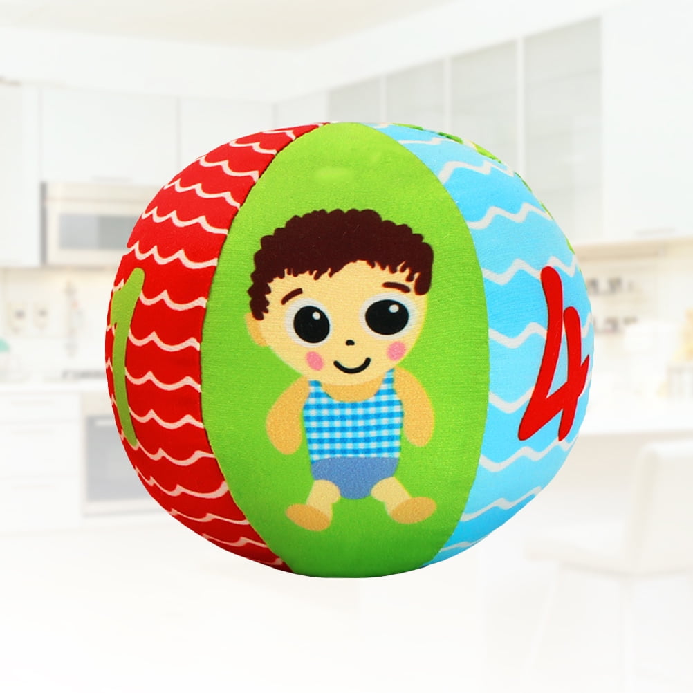 Hytrove Infant Hand Grasping Stuffed Ball Baby Colorful Educational ...
