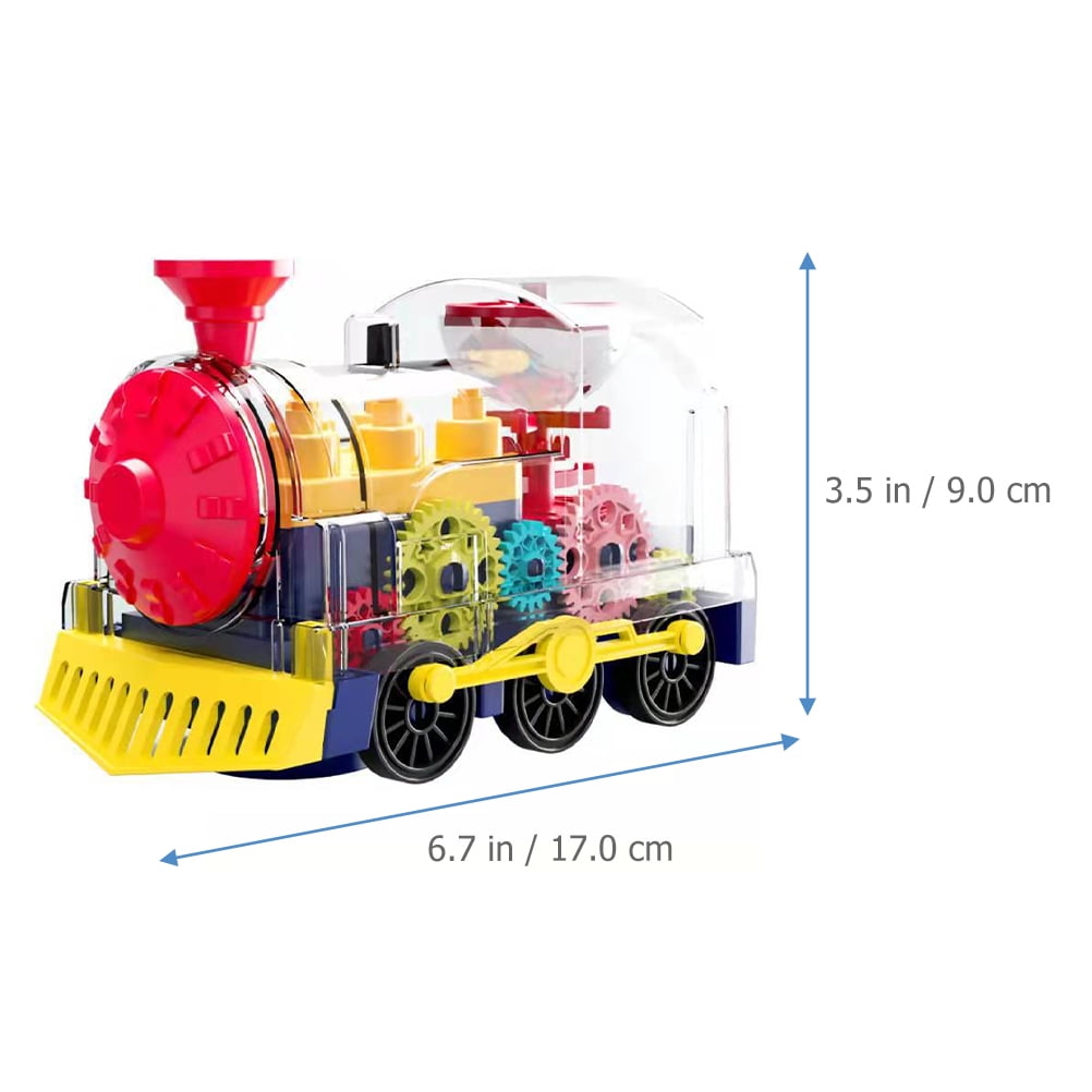Hytrove Kids Train Toy Omnidirectional Imitation Train Multi Colored ...