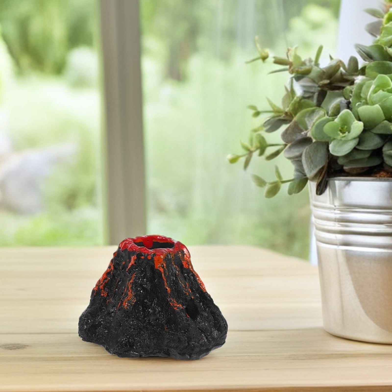 Hytrove Mini Volcano Craft Models Volcanic Stone Landscape Sculptures ...