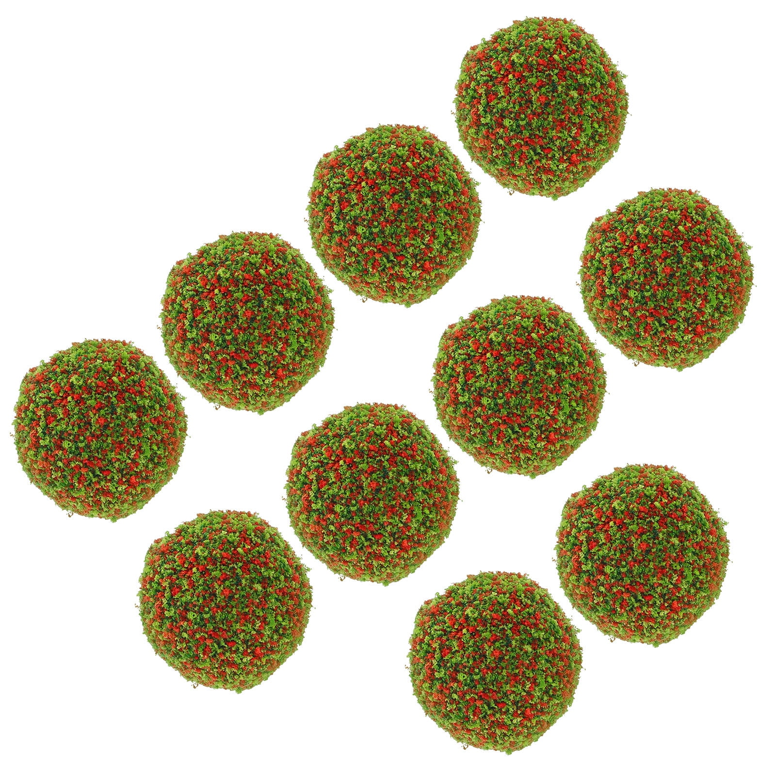 Hytrove Miniature Shrub Balls 10Pcs for Micro Landscape Topiary Balls ...