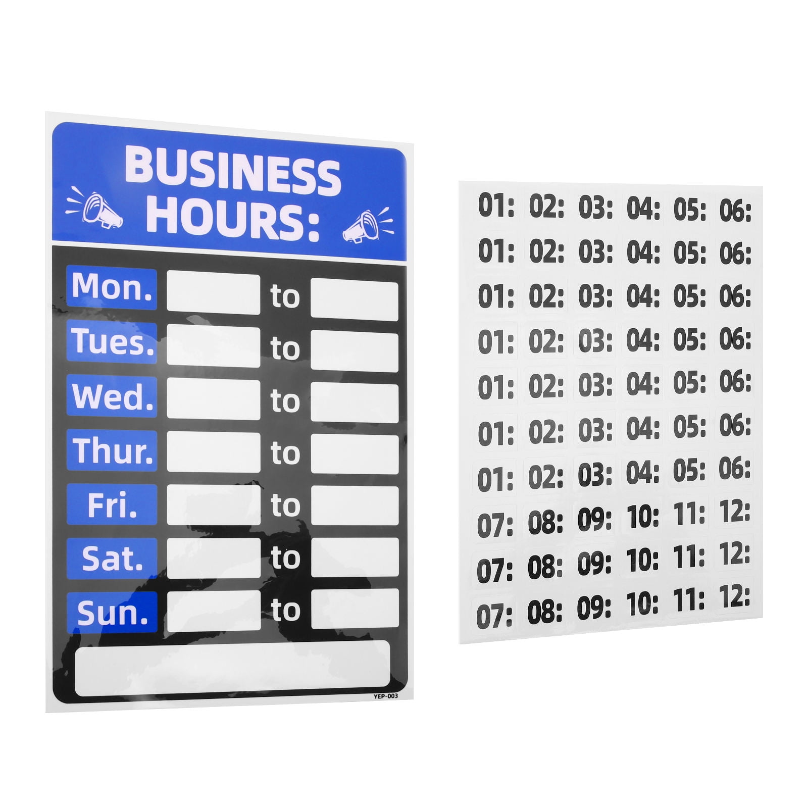 Hytrove Open Hours Sign Retail Business of Operation Signs for LED ...