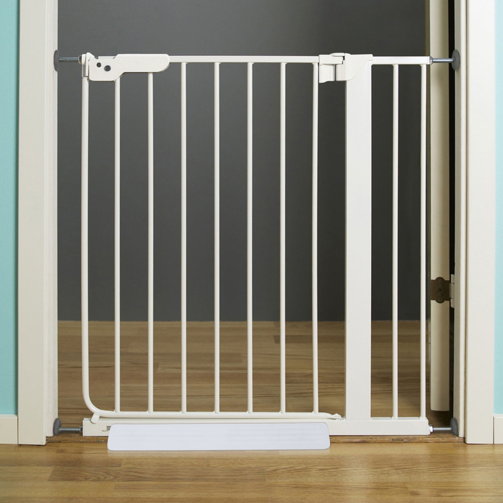 Hytrove Safety Gates For Toddlers 1Pcs White Plastic Rectangular Door ...