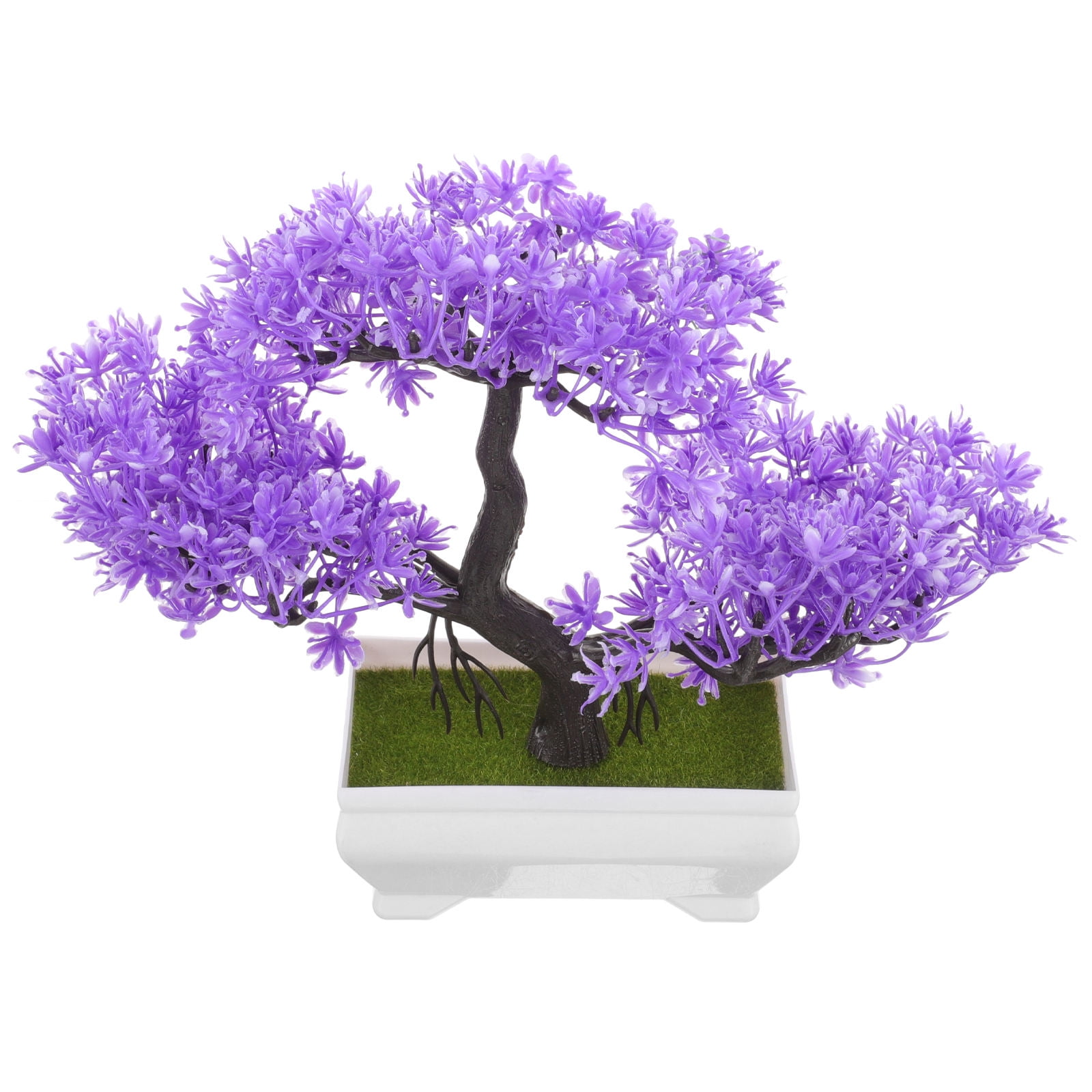 Hytrove Small Tree Decor Purple Plastic for Home Decoration 1Pack ...