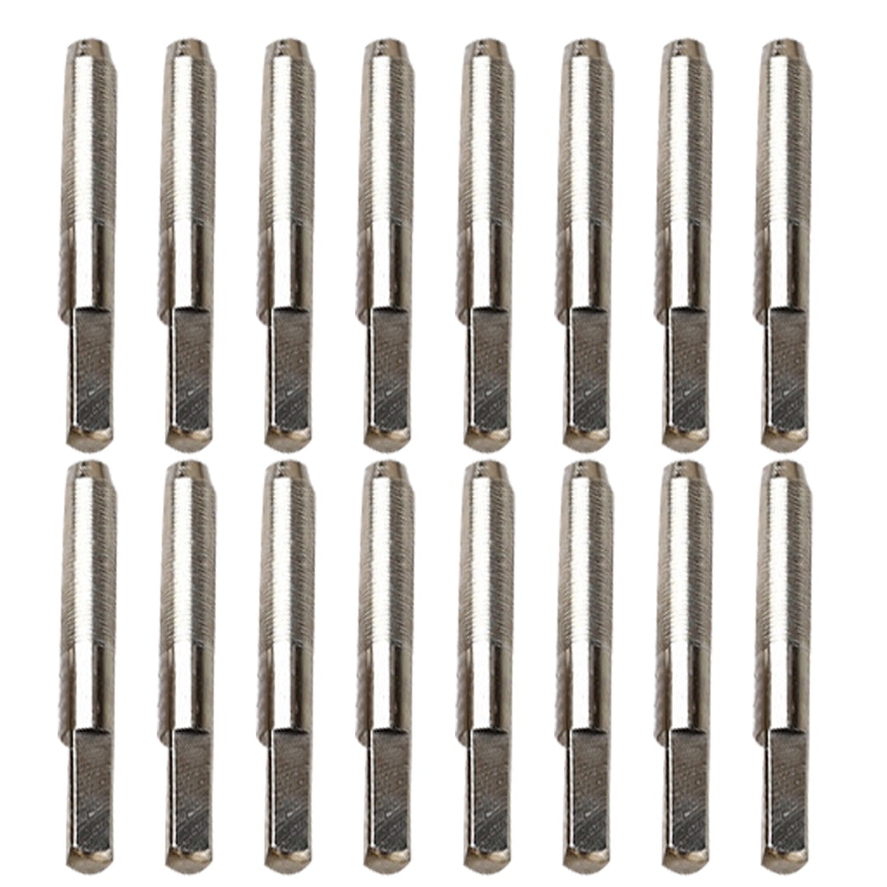 Hytrove String Lyre Harp 20Pcs Metal Tuning Peg Silver for Guzheng and ...