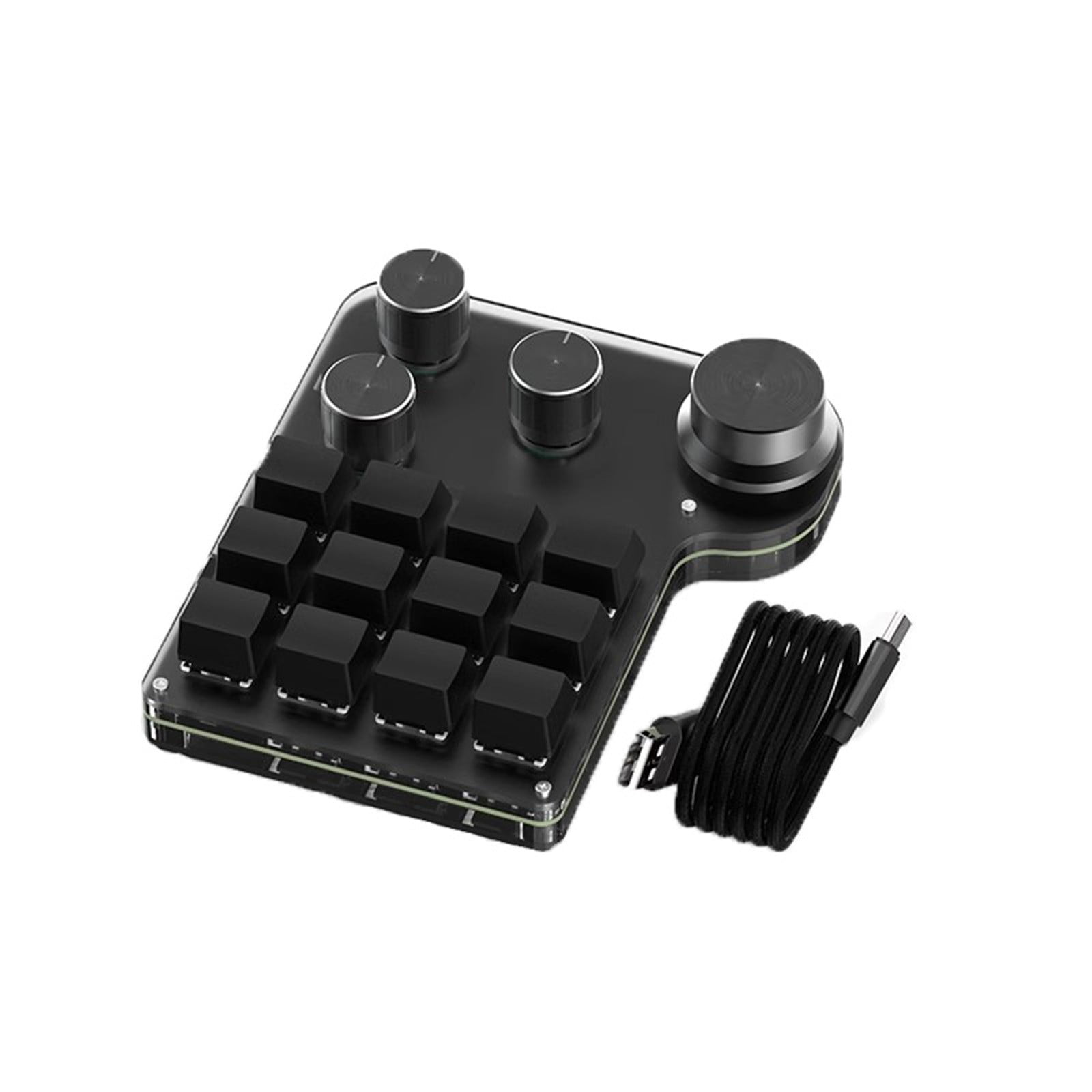 Hyuduo USB Mini Mechanical Gaming Keyboard with RGB LED Backlight 3 ...