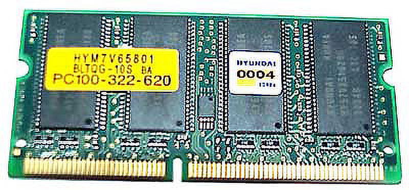 Hyundai 64MB PC100-322-620 SODIMM Memory HYM7V65801 Laptop Memory 64MB ...