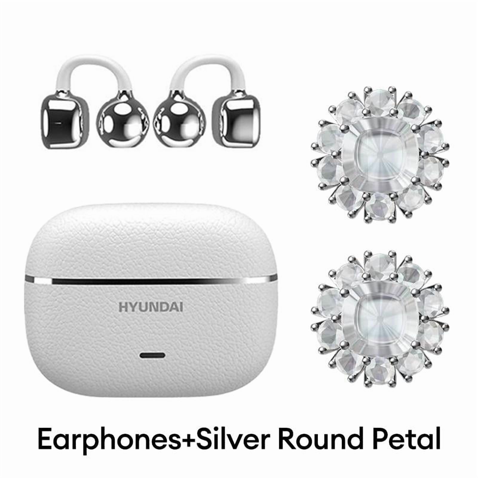 Hyundai C03 clip-on wireless earbuds with 2025 Bluetooth 6.0 for faster ...