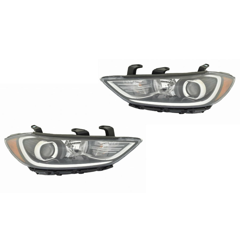 For Hyundai Elantra 2017 2018 Headlight Driver and Passenger Side ...