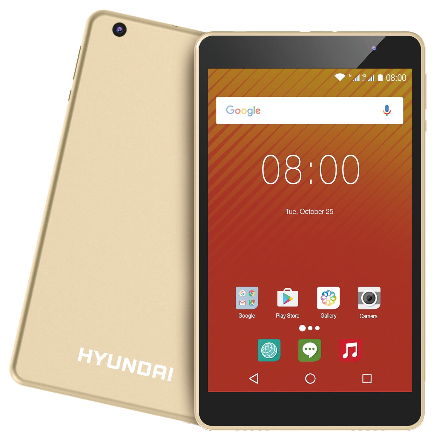 Hyundai Koral 8W2 8” Tablet, 2GB Ram, 16GB Storage, Quad Core, WiFi ...