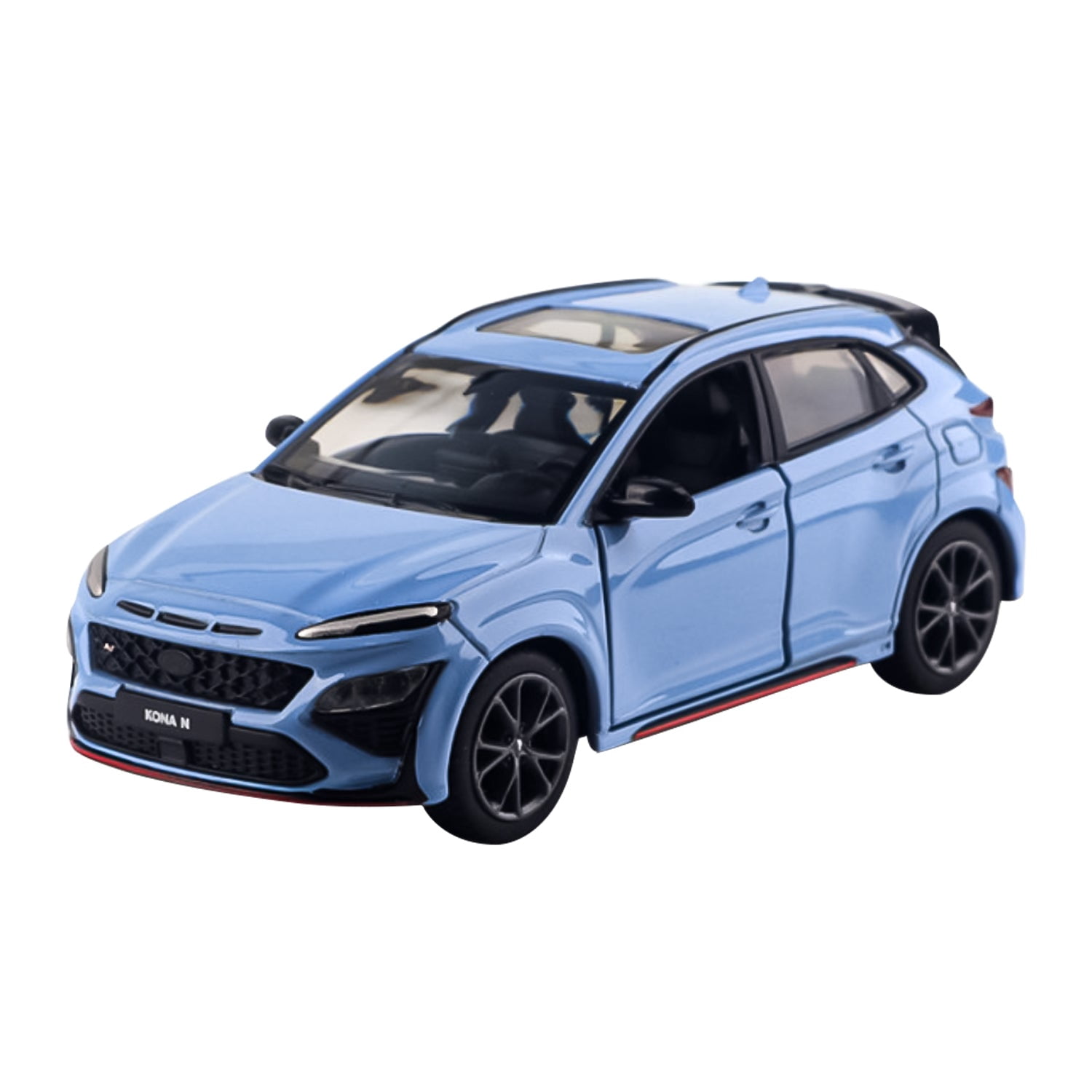 Hyundai Motors KONA N Mini Diecast 1:38 Scale Miniature Display - blue ...