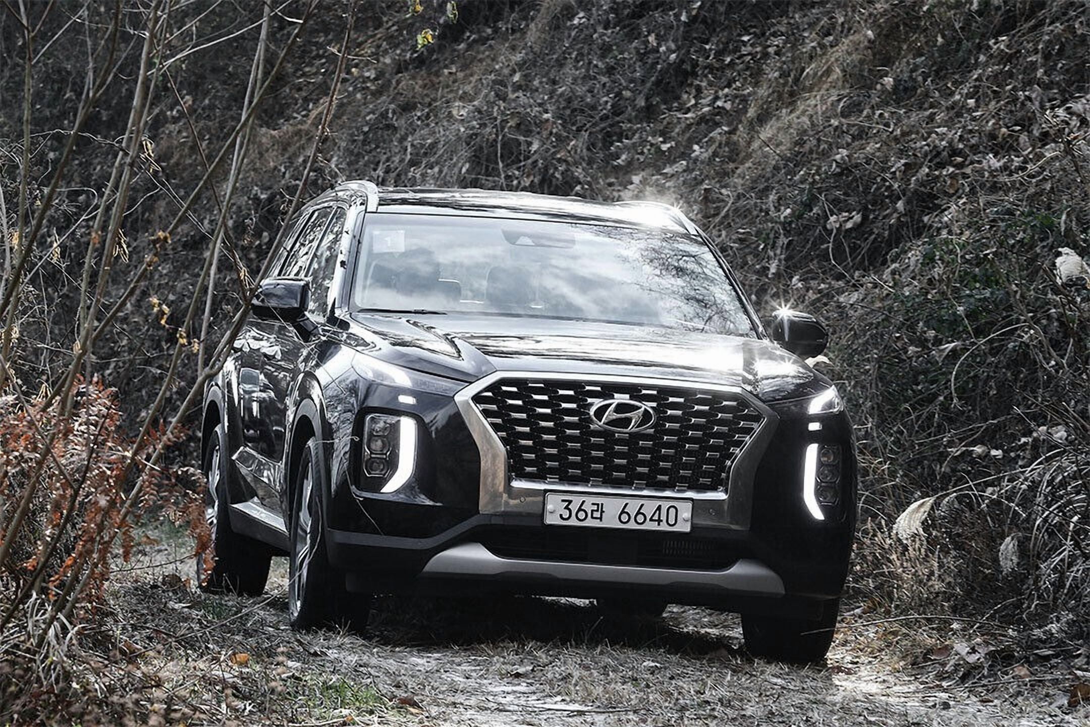 Hyundai Palisade Luxury Car Racing Car SUV Auto Wall Poster - 24x36 ...