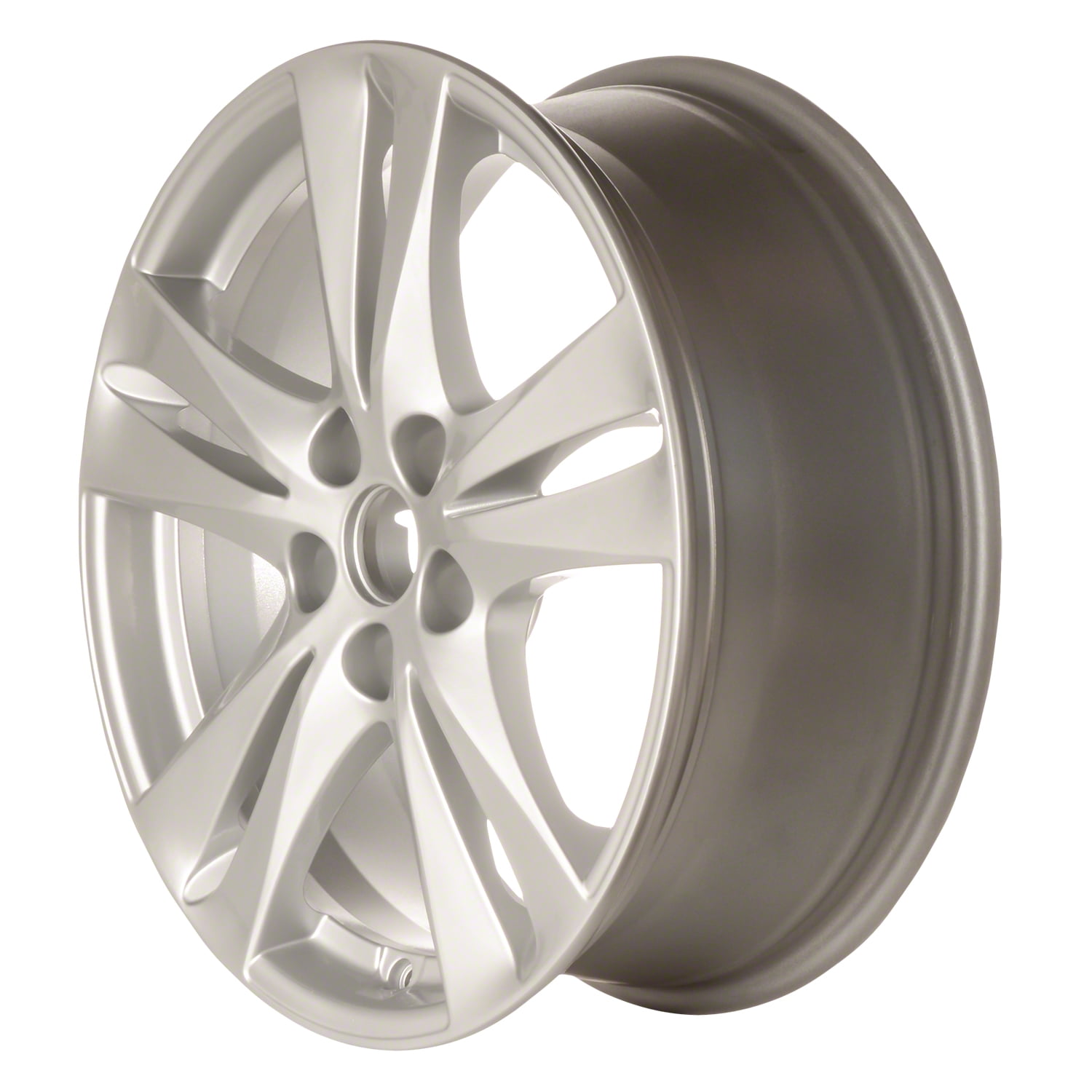 Hyundai Santa Fe Wheel 2010-2012 18" Silver 529102B385 - Walmart.com