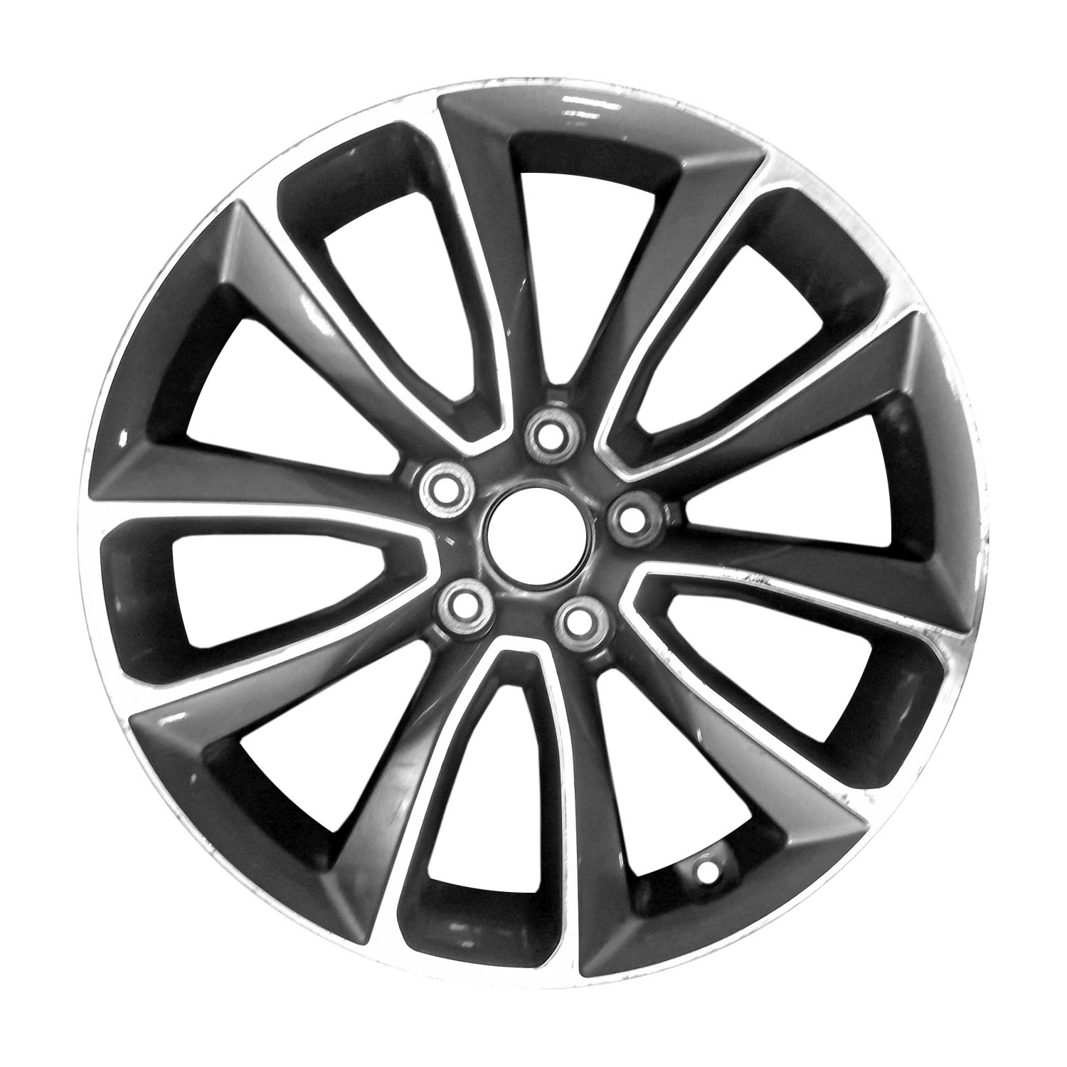 Hyundai Santa Fe Wheel 2017-2019 18" Factory OEM 70909U10 - Walmart.com