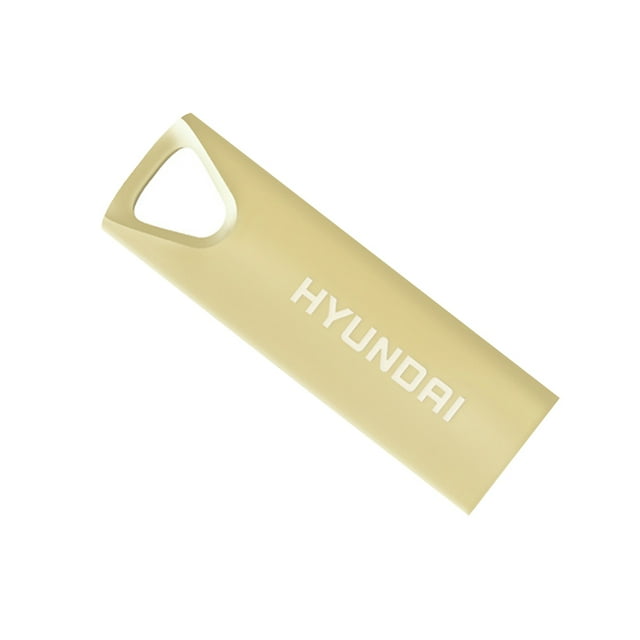 Hyundai Technology 16Gb Bravo Deluxe Keychain USB 2.0 Flash Drive, Gold ...